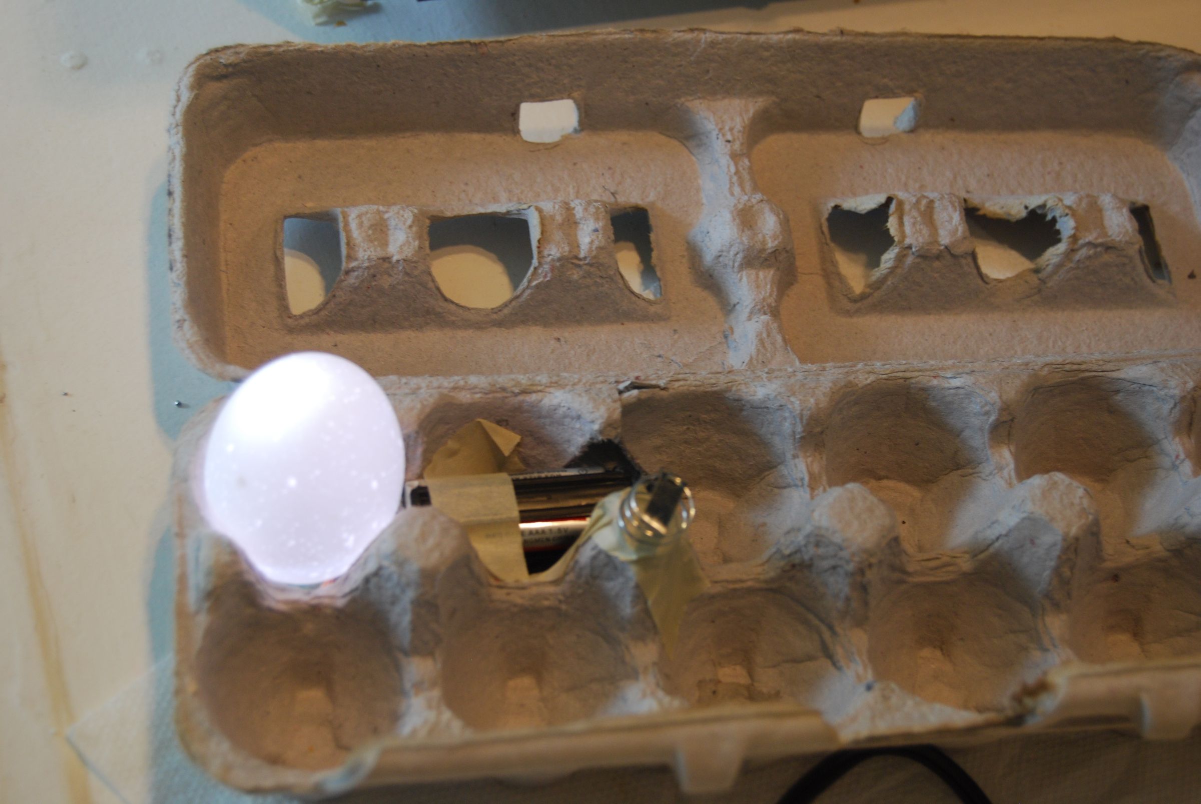 Egg Carton Light : 5 Steps - Instructables