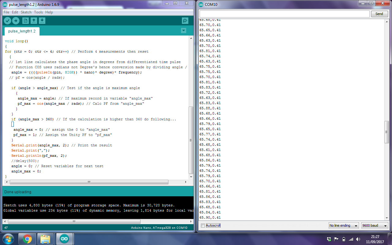 How to Measure AC Power Factor Using Arduino : 4 Steps - Instructables