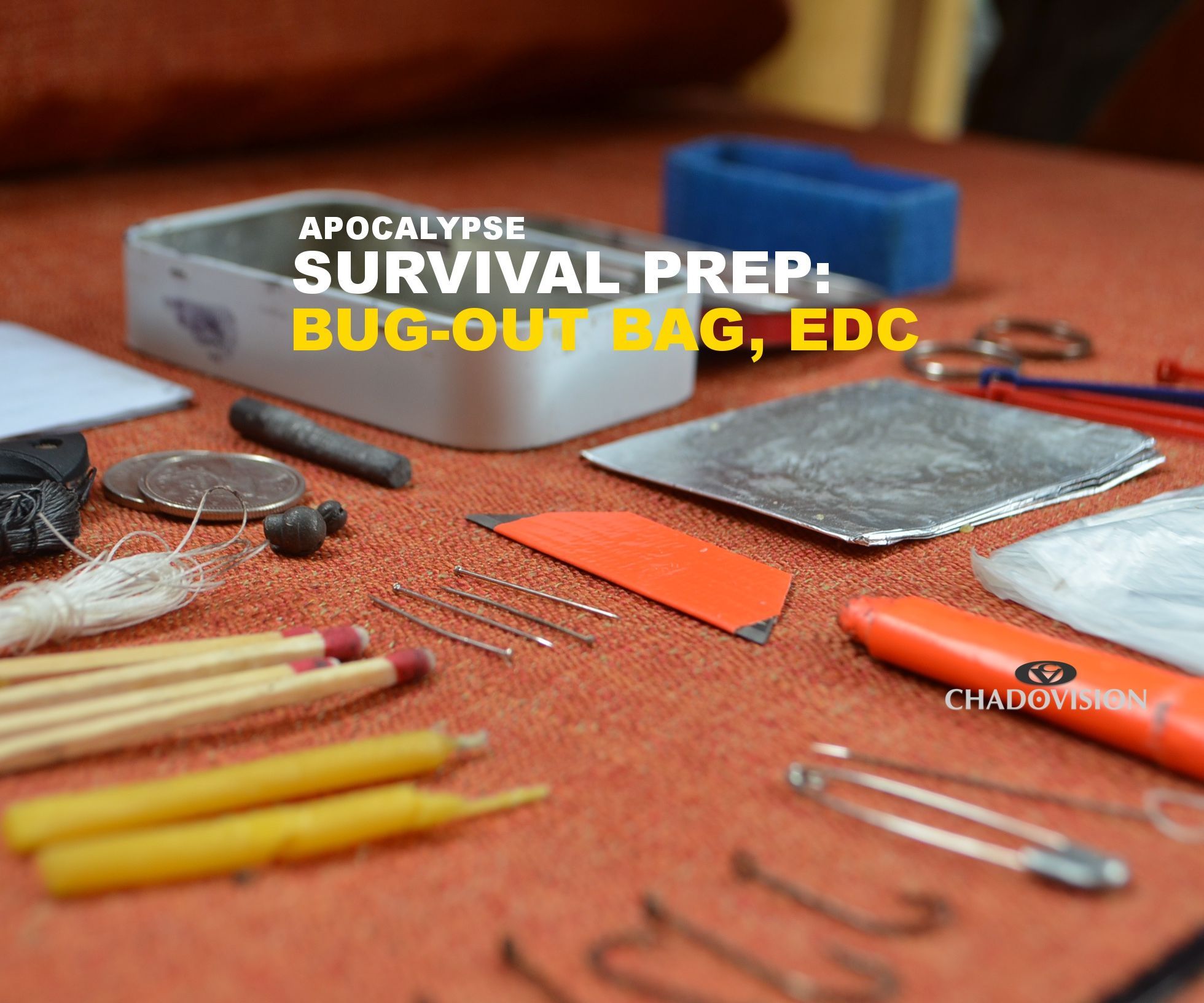 Apocalypse - Survival Prep: Bug-out Bag - EDC : 16 Steps (with Pictures ...