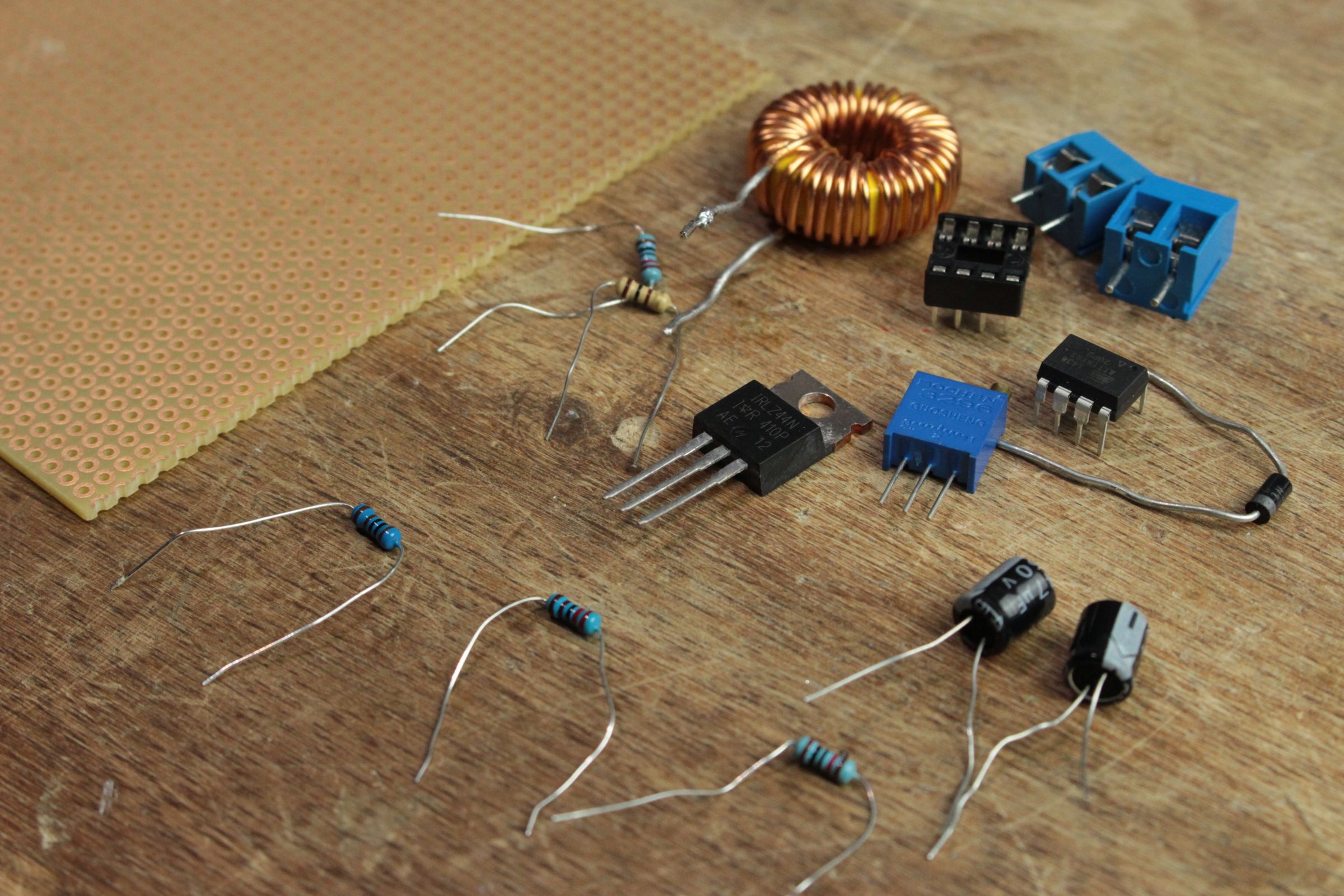 DIY Boost Converter || How to Step Up DC Voltage Efficiently : 5 Steps ...
