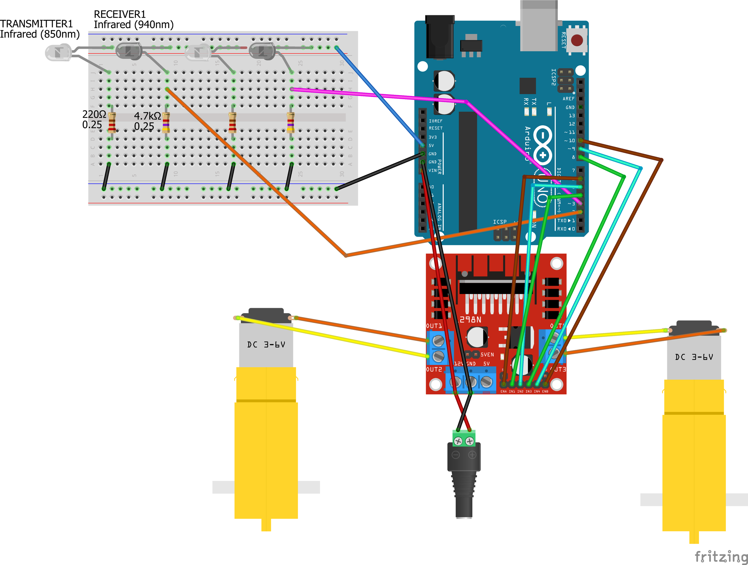 Line Following Bot : 7 Steps (with Pictures) - Instructables