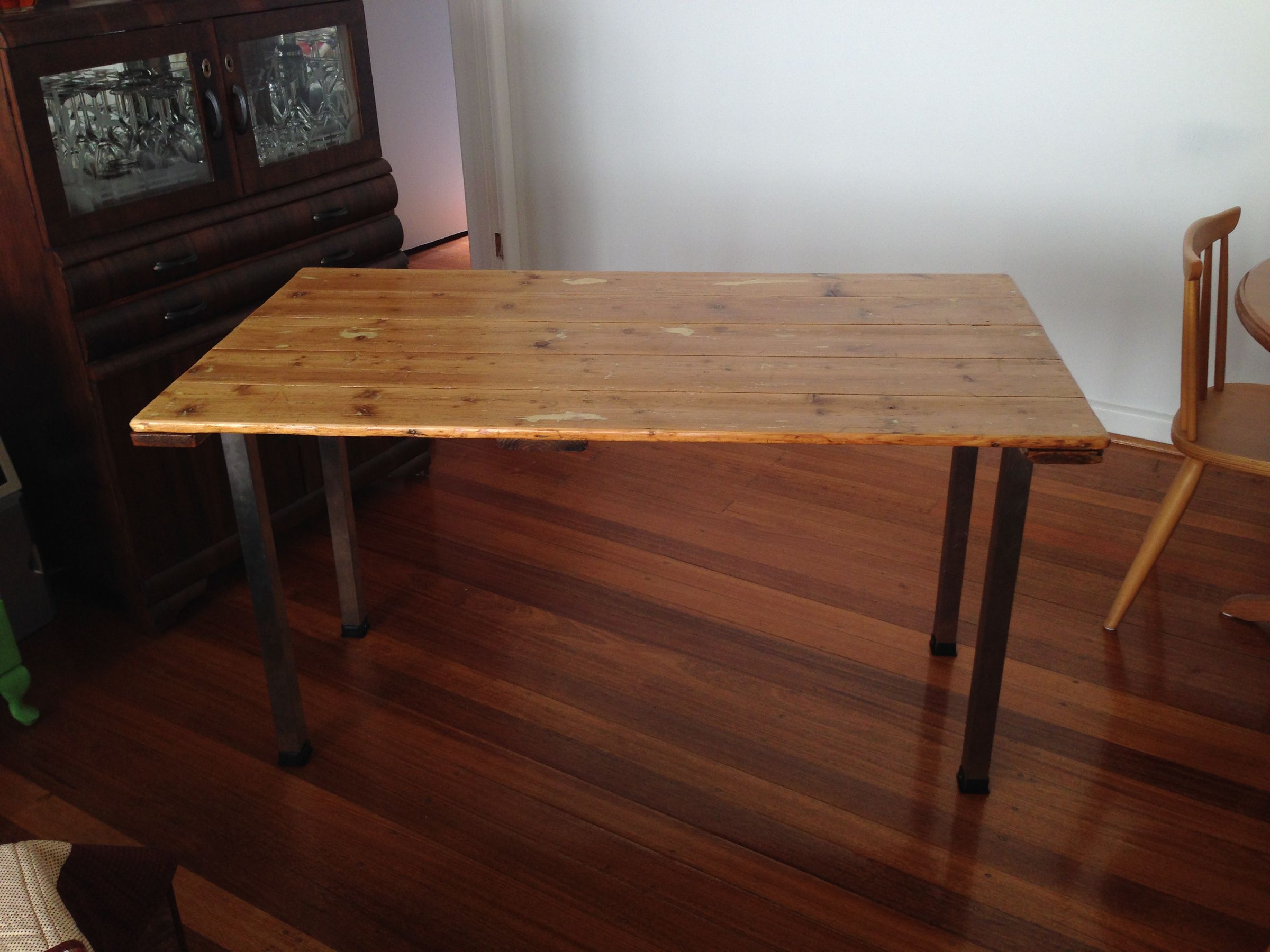Turn a Trestle Table Into a Desk! : 10 Steps (with Pictures ...