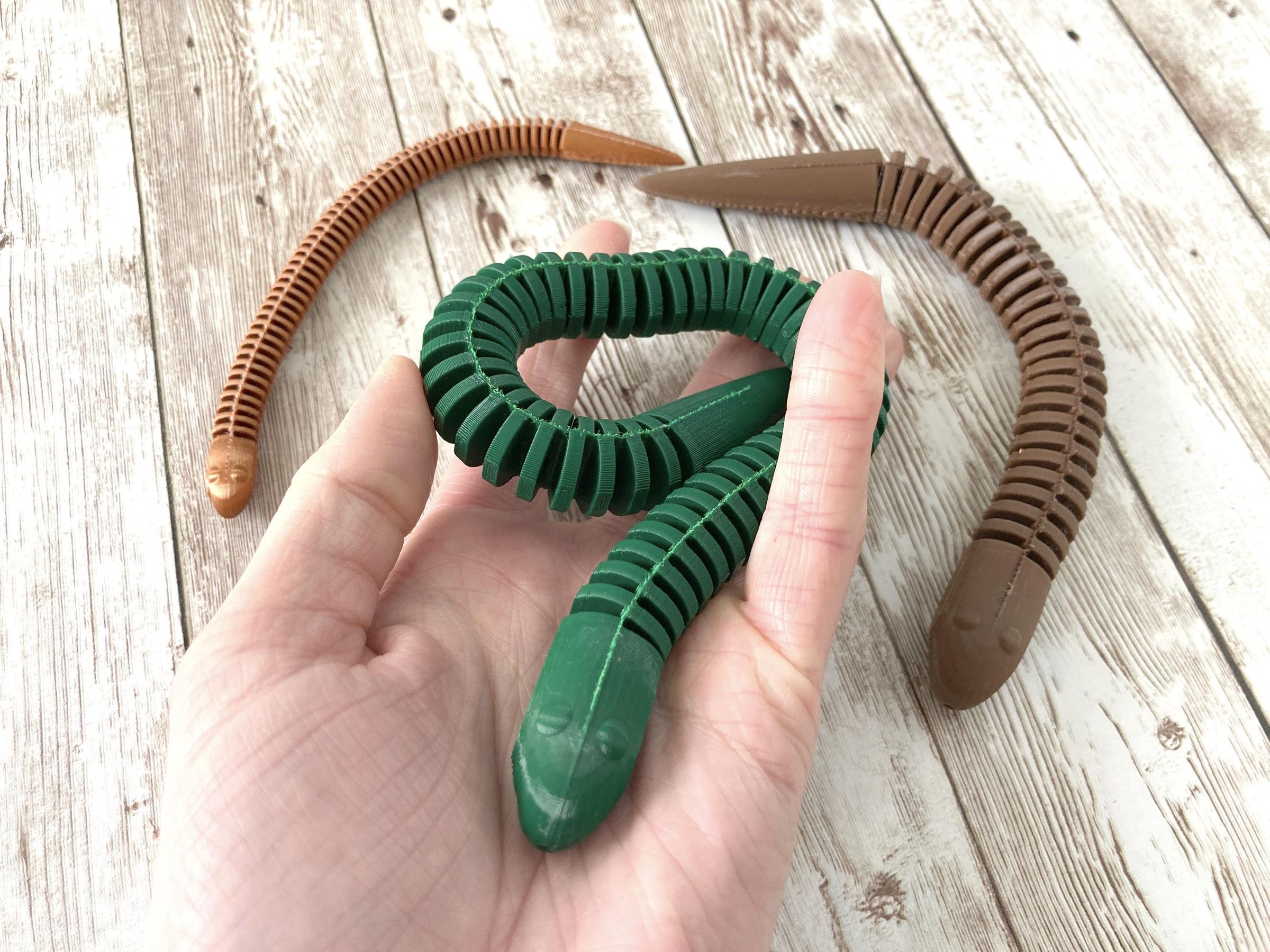 3D Printed Flexi Snake : 13 Steps (with Pictures) - Instructables