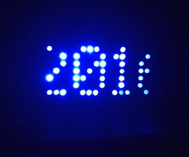 90x60cm Discrete Led Scrolling Text Matrix : 6 Steps - Instructables
