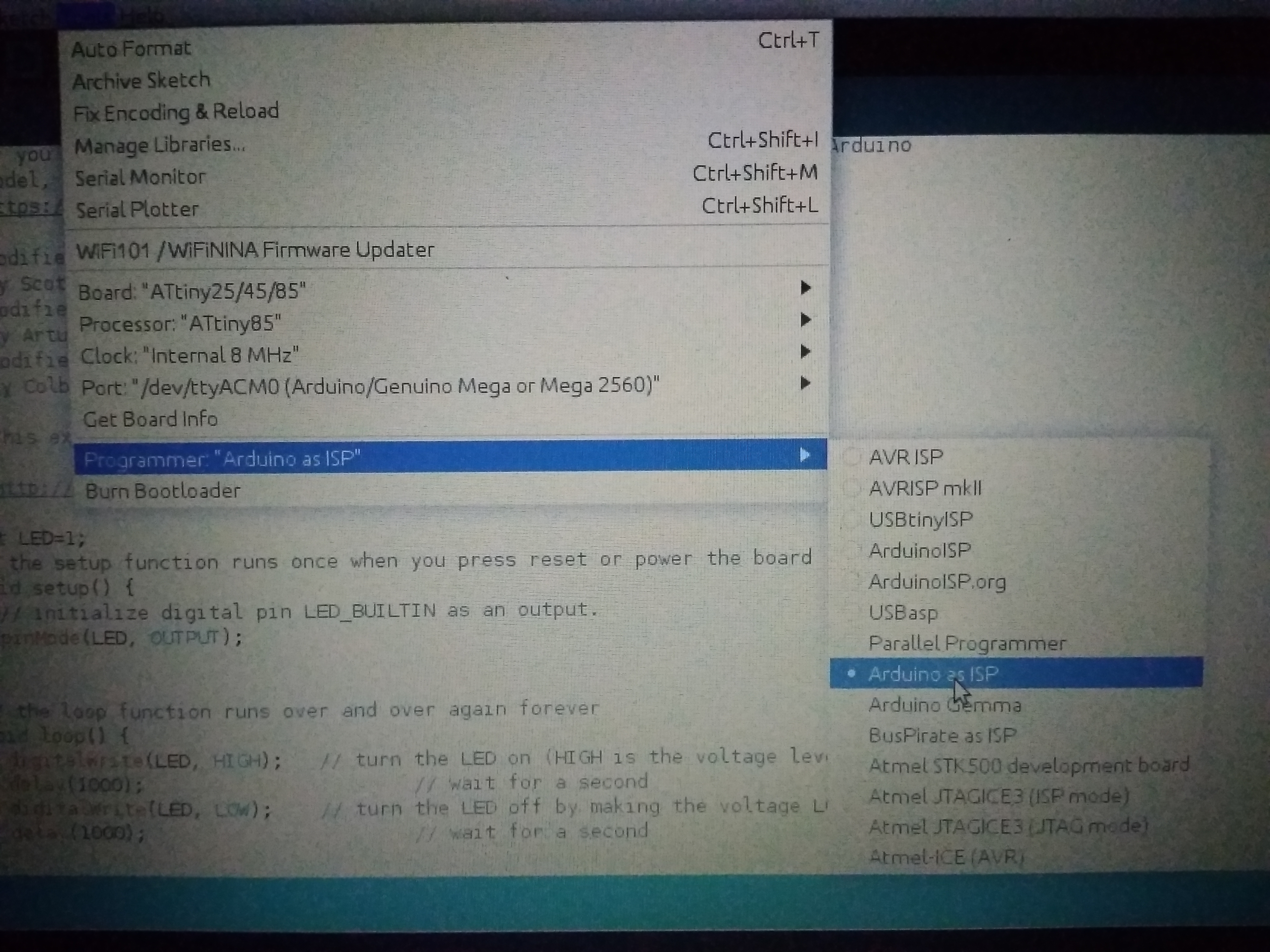 How to Burn ATTiny85 Using Arduino-Mega As ISP : 5 Steps - Instructables