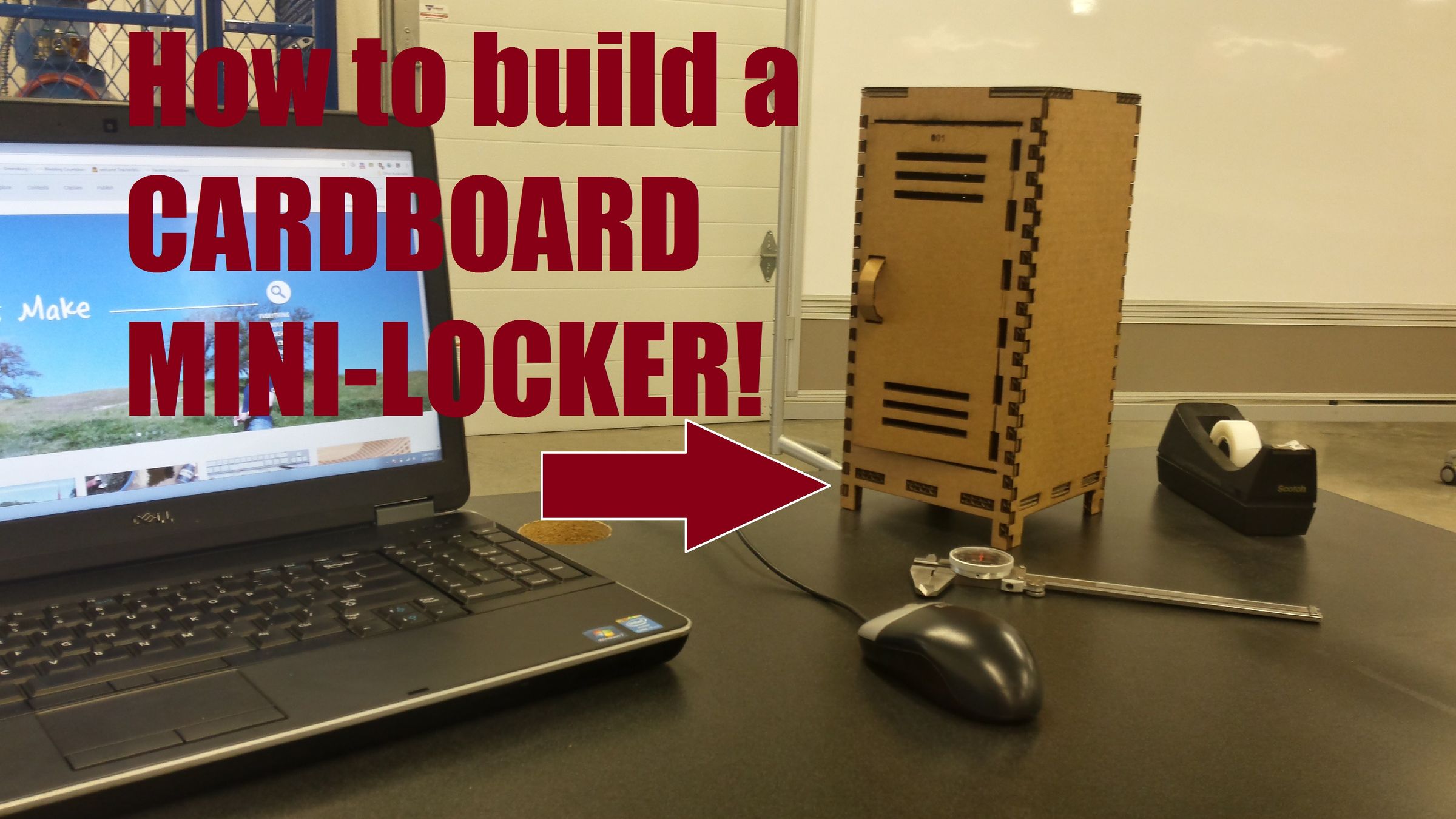Cardboard Mini Locker : 8 Steps (with Pictures) - Instructables