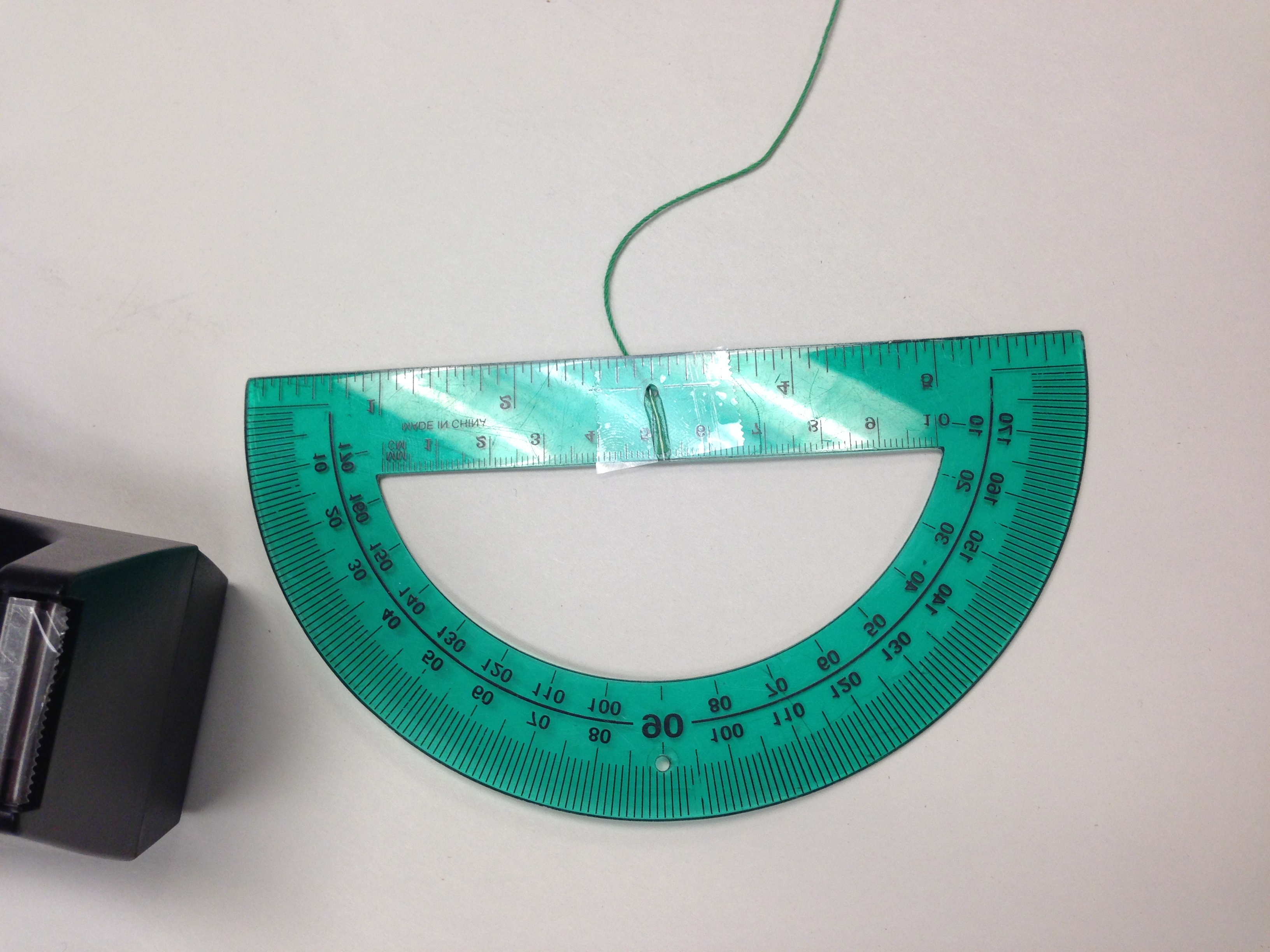 Basic Clinometer From Classroom Materials : 4 Steps - Instructables