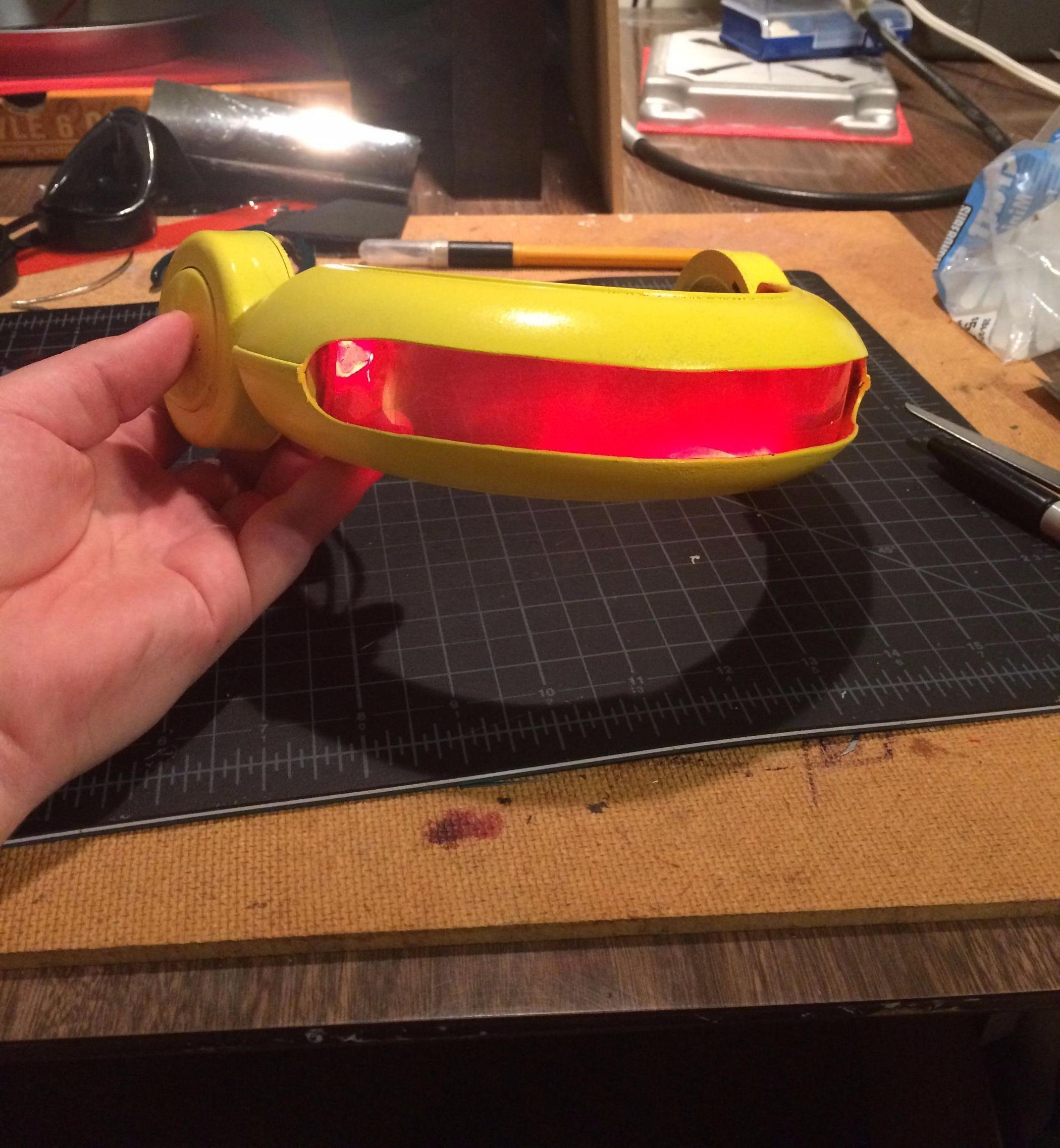 Cyclops Optic Visor Cheap and Easy DIY Prop Tutorial : 6 Steps ...