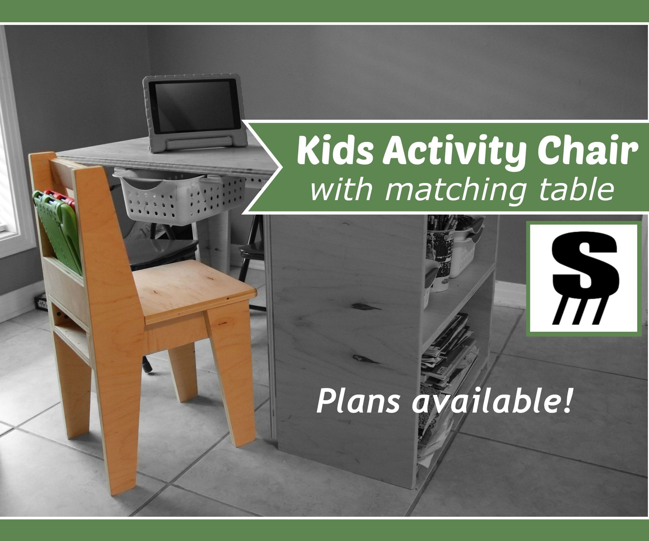 Kids Activity Chair (and Table) : 7 Steps (with Pictures) - Instructables