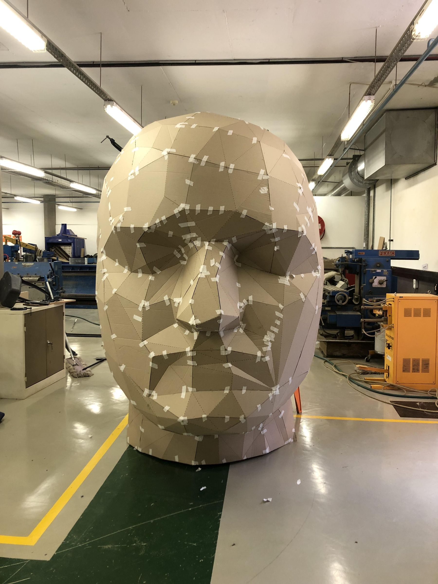 Big Head Sculpture: Projection Mapping Art Project : 13 Steps (with ...