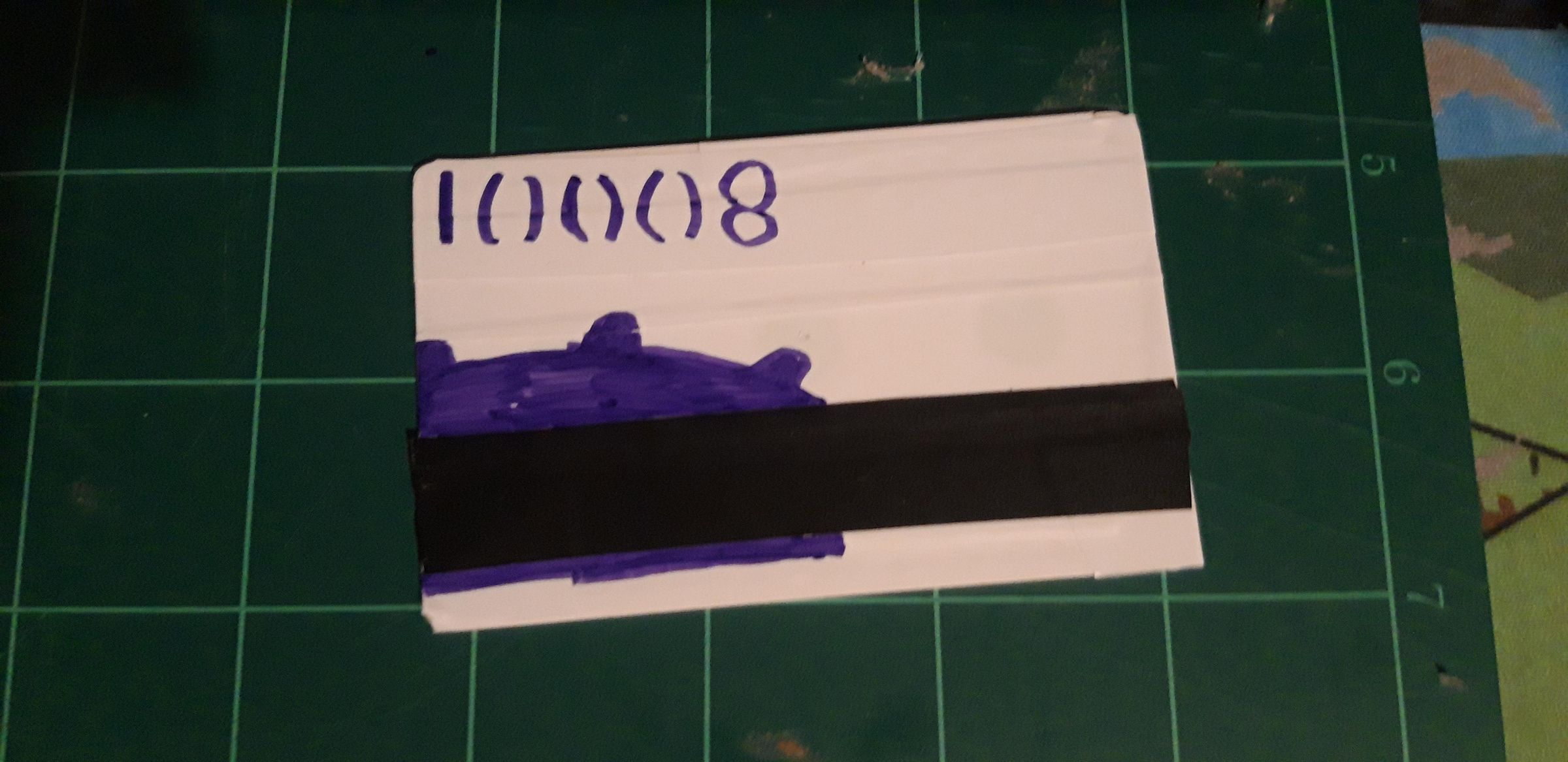 Splatoon CQ Card From Old Credit/Gift Card : 3 Steps - Instructables