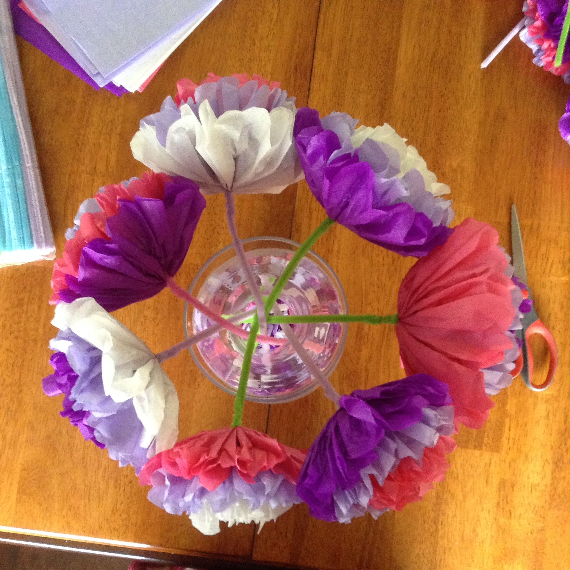 Easy Tissue Paper Flowers : 5 Steps (with Pictures) - Instructables