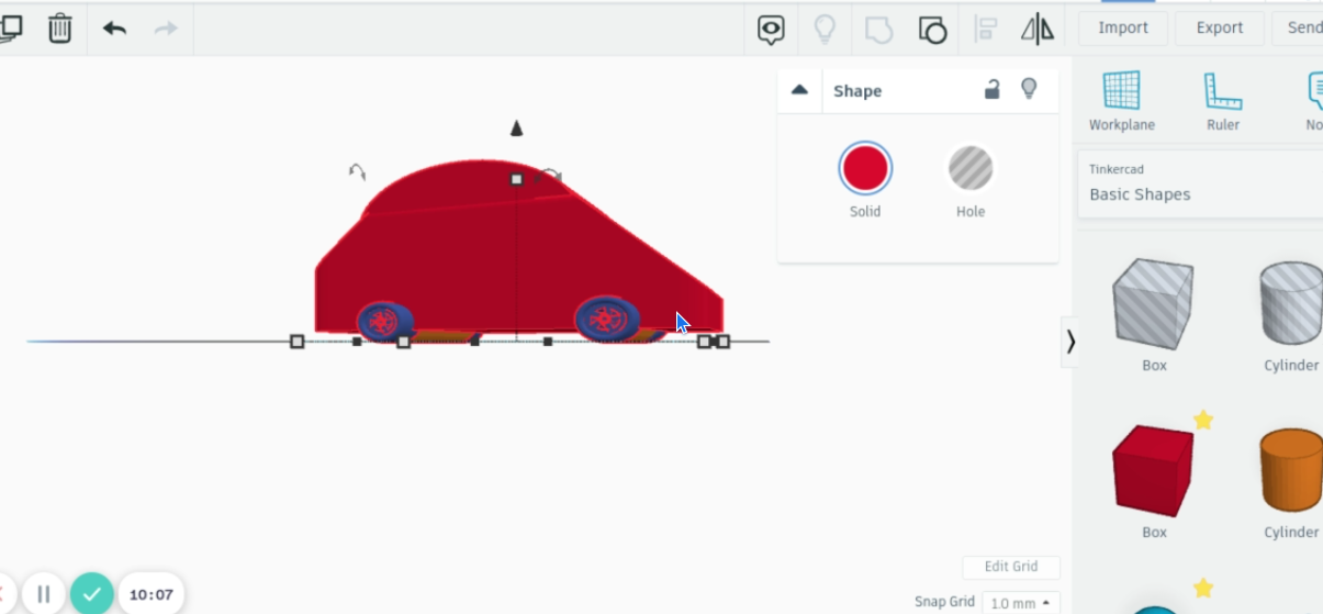 TinkerCAD Car (Basic) : 7 Steps - Instructables
