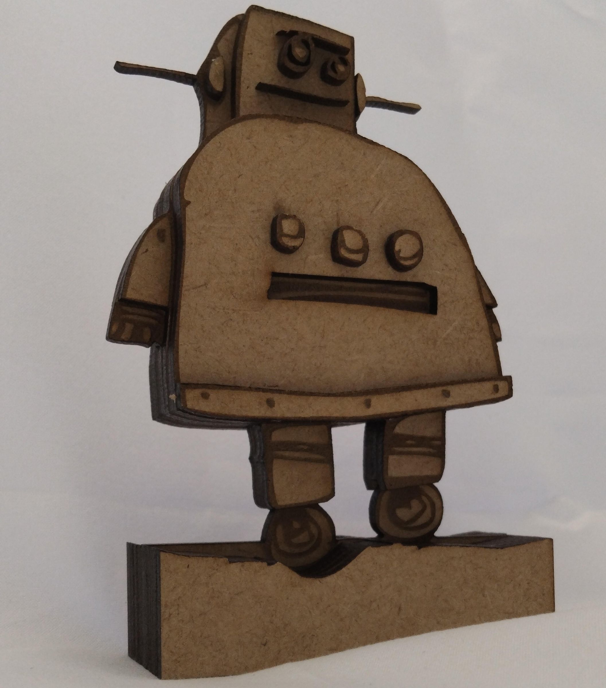 Laser Cut 3D Instructables Robot Model : 9 Steps (with Pictures ...