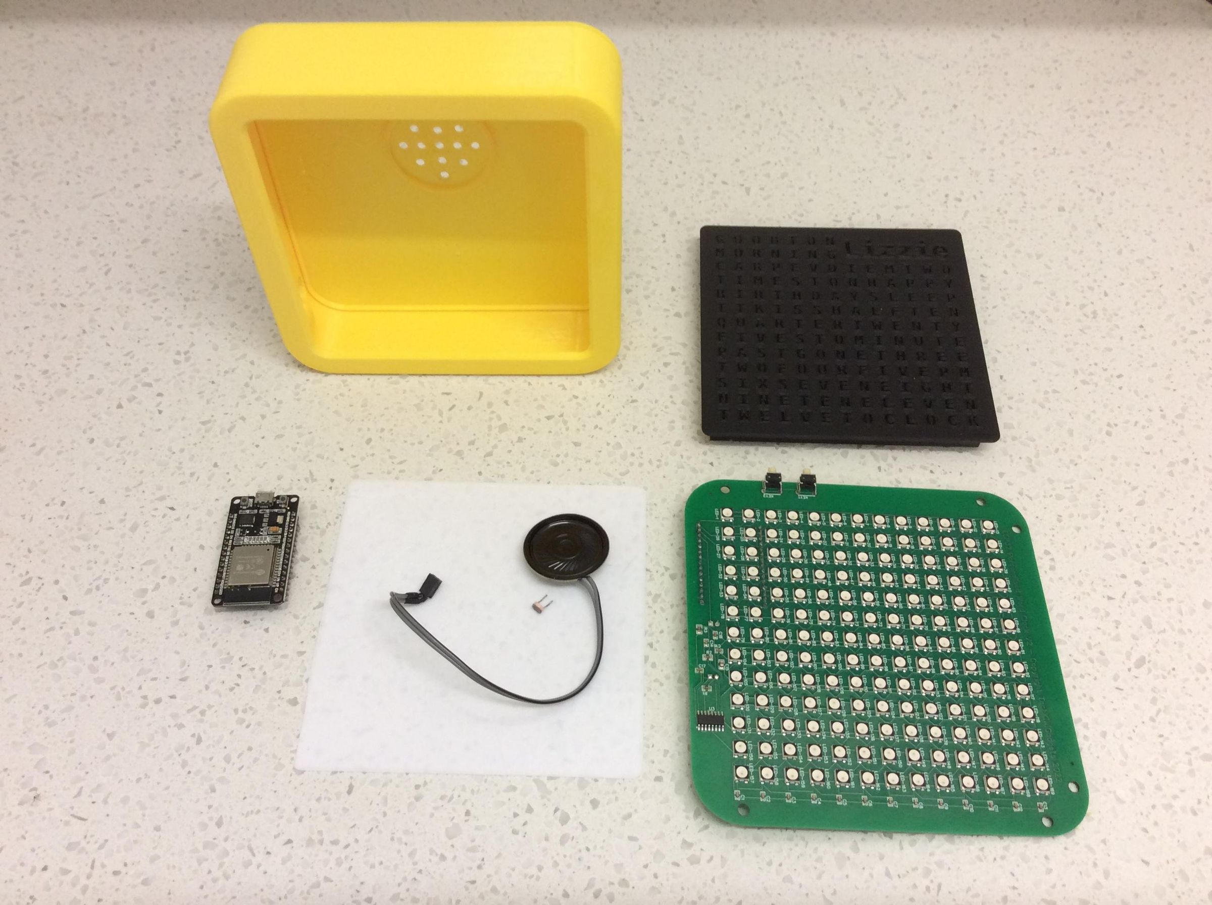3D Printed Personalised Word Clock : 7 Steps (with Pictures ...