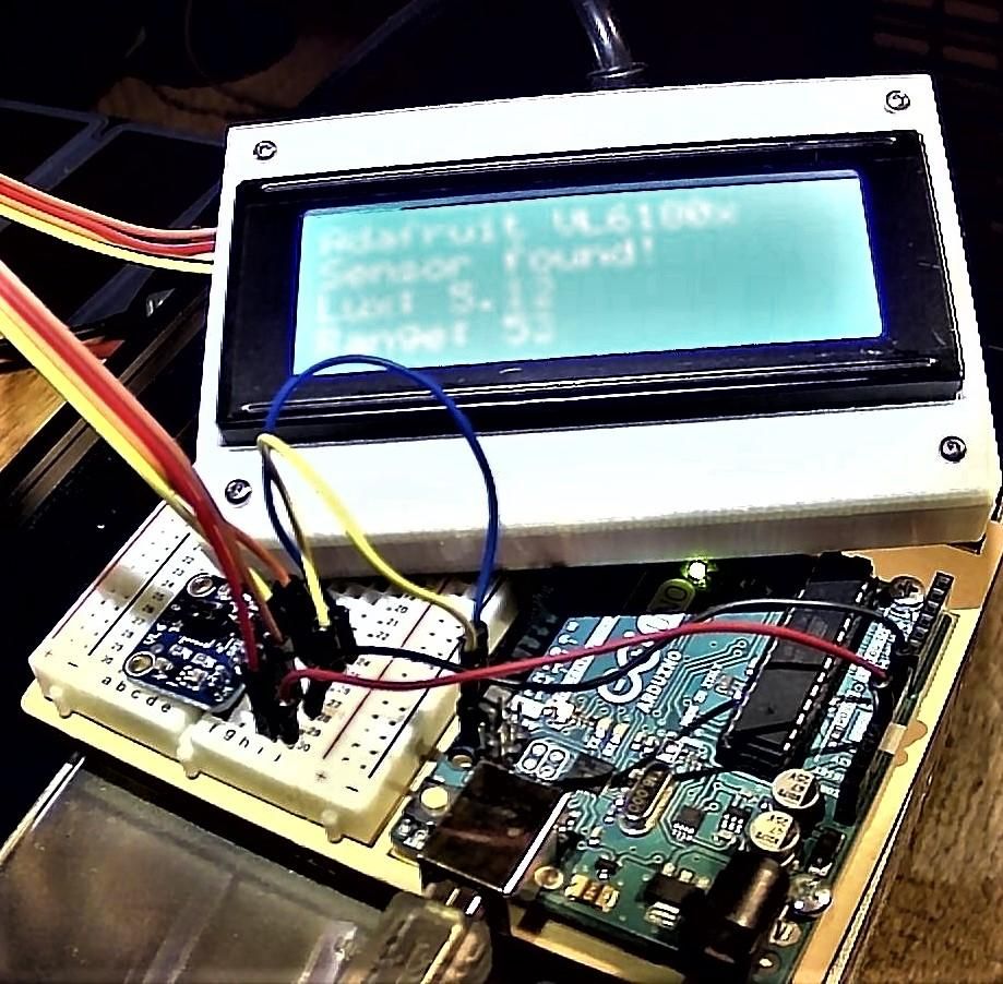 How to Use I2C Serial LCD 20X4 (Yellow Backlight) : 6 Steps (with ...