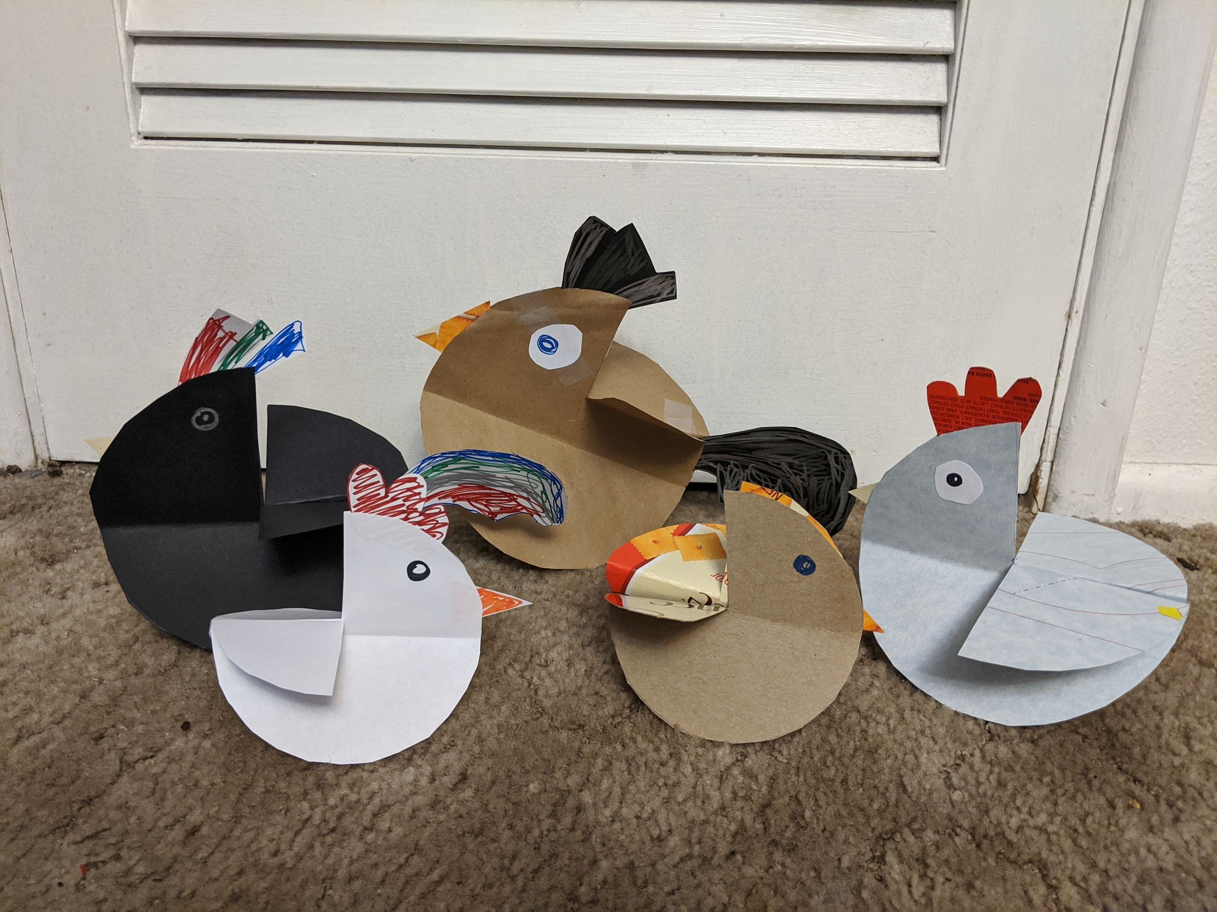 A Flock of Paper Chickens : 9 Steps - Instructables