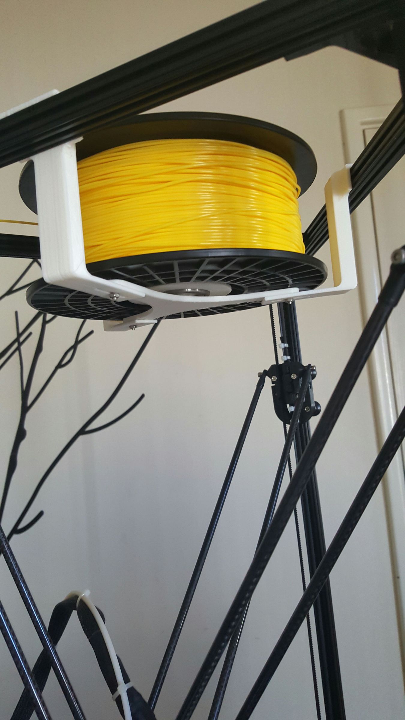 Delta 3D Printer Spool Mount for $5 : 6 Steps (with Pictures ...