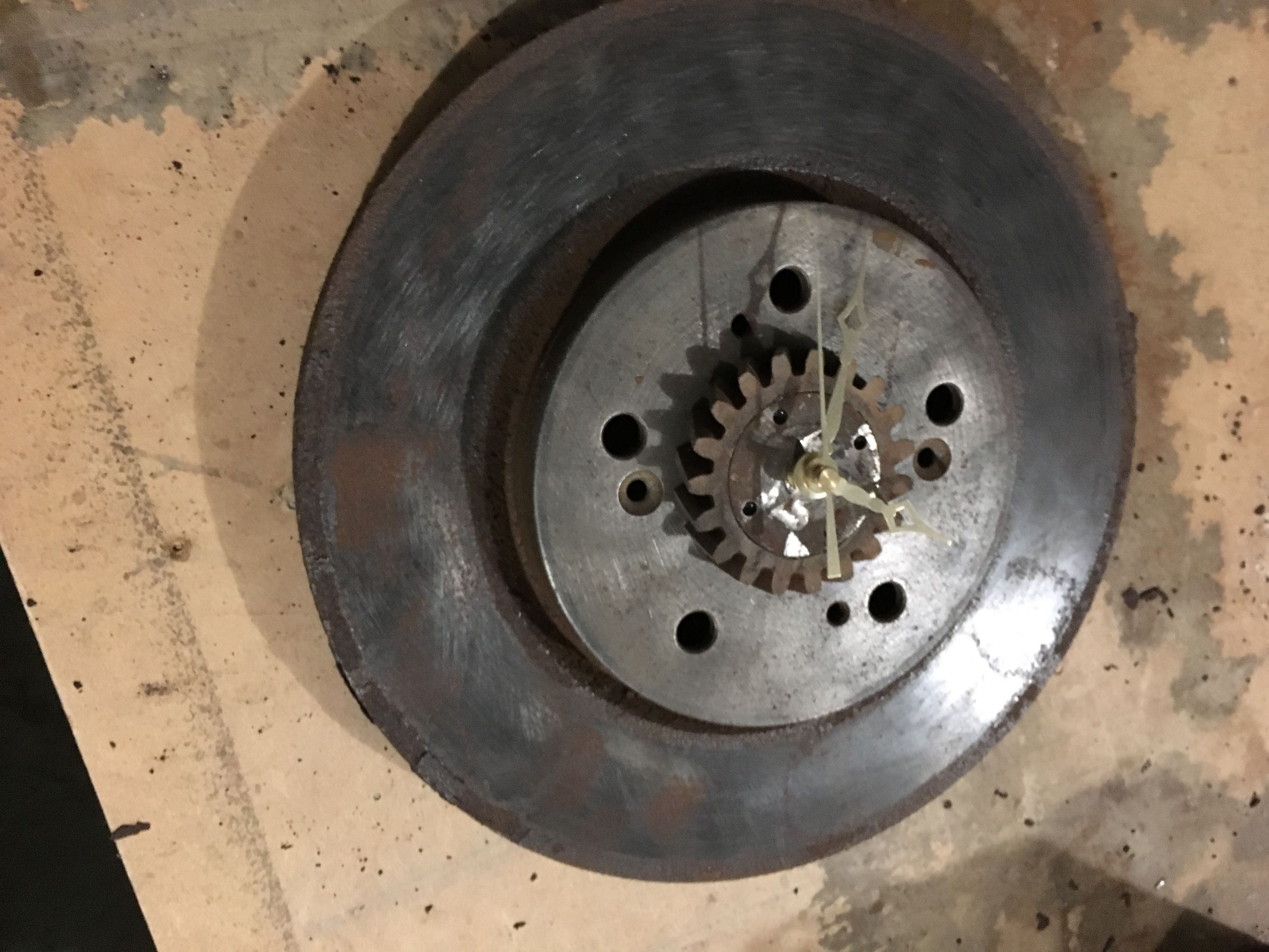 Brake Rotor Clock : 4 Steps - Instructables