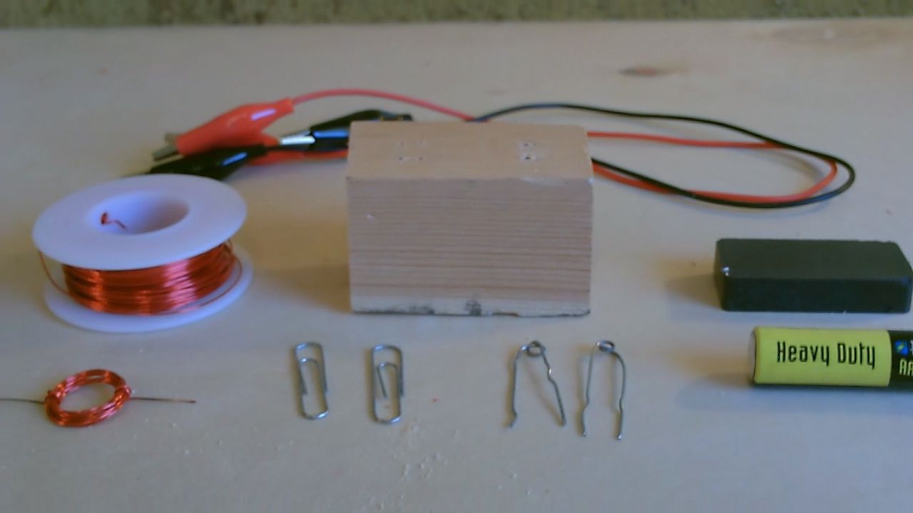 Homemade DC Motor! - How to Make a Simple DC Motor! - Simple DIY ...