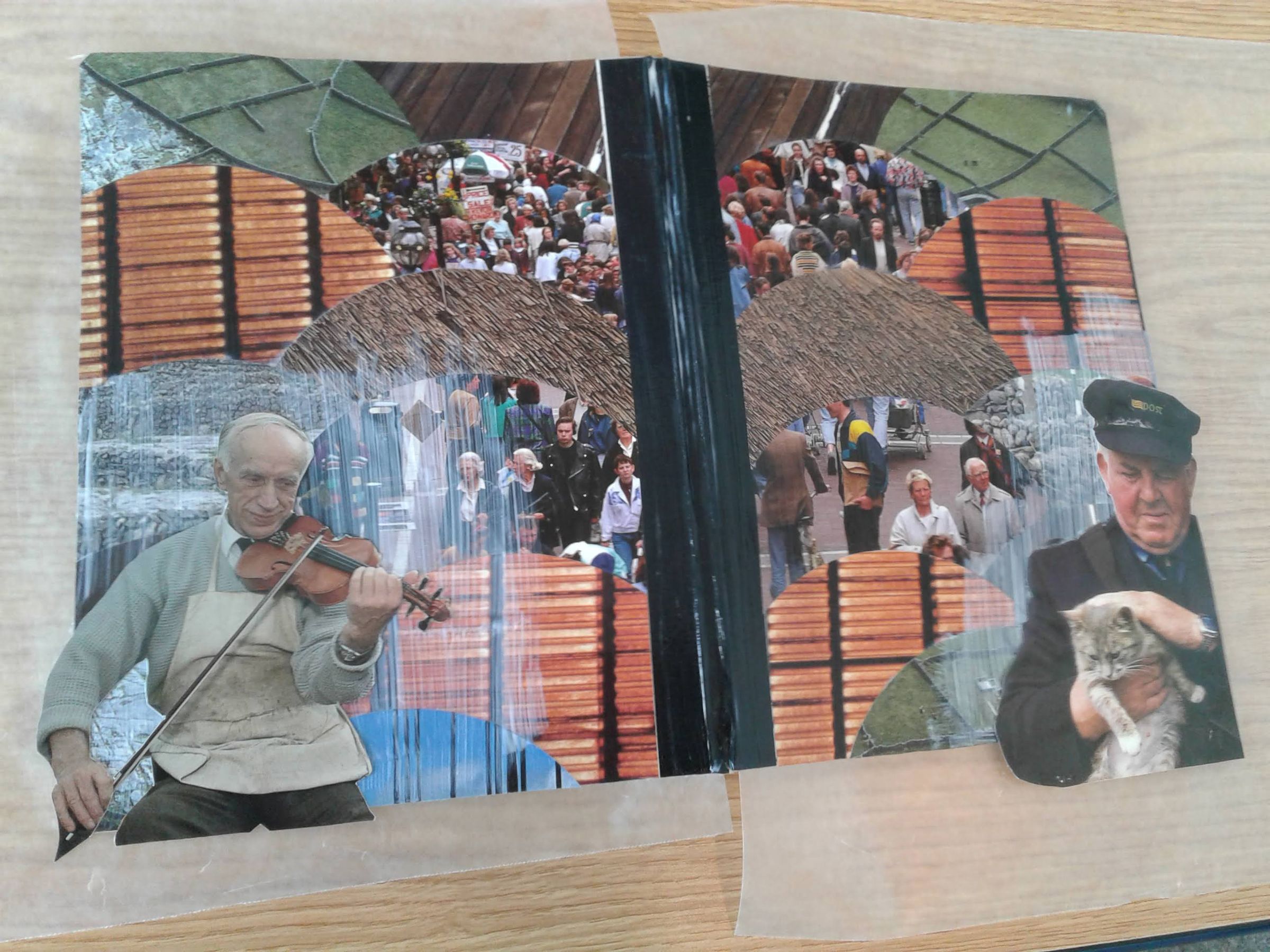 Decoupage Decorated Composition Book : 7 Steps (with Pictures ...