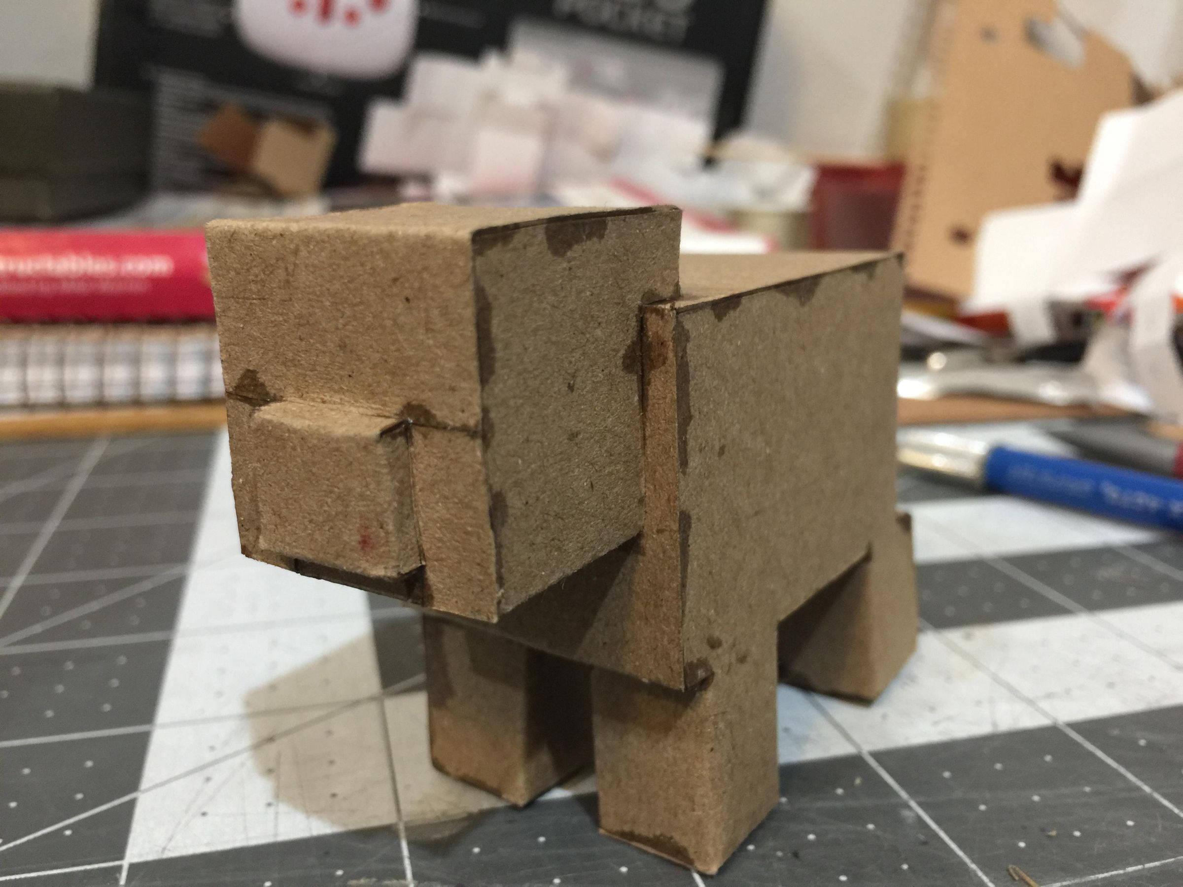 Cardboard Minecraft Pig : 3 Steps (with Pictures) - Instructables