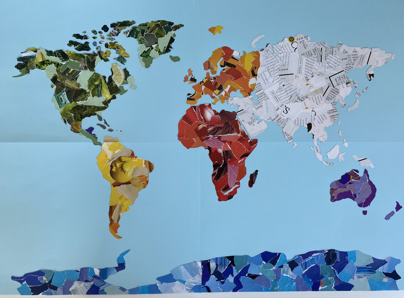 Recycled Magazine Map : 5 Steps (with Pictures) - Instructables