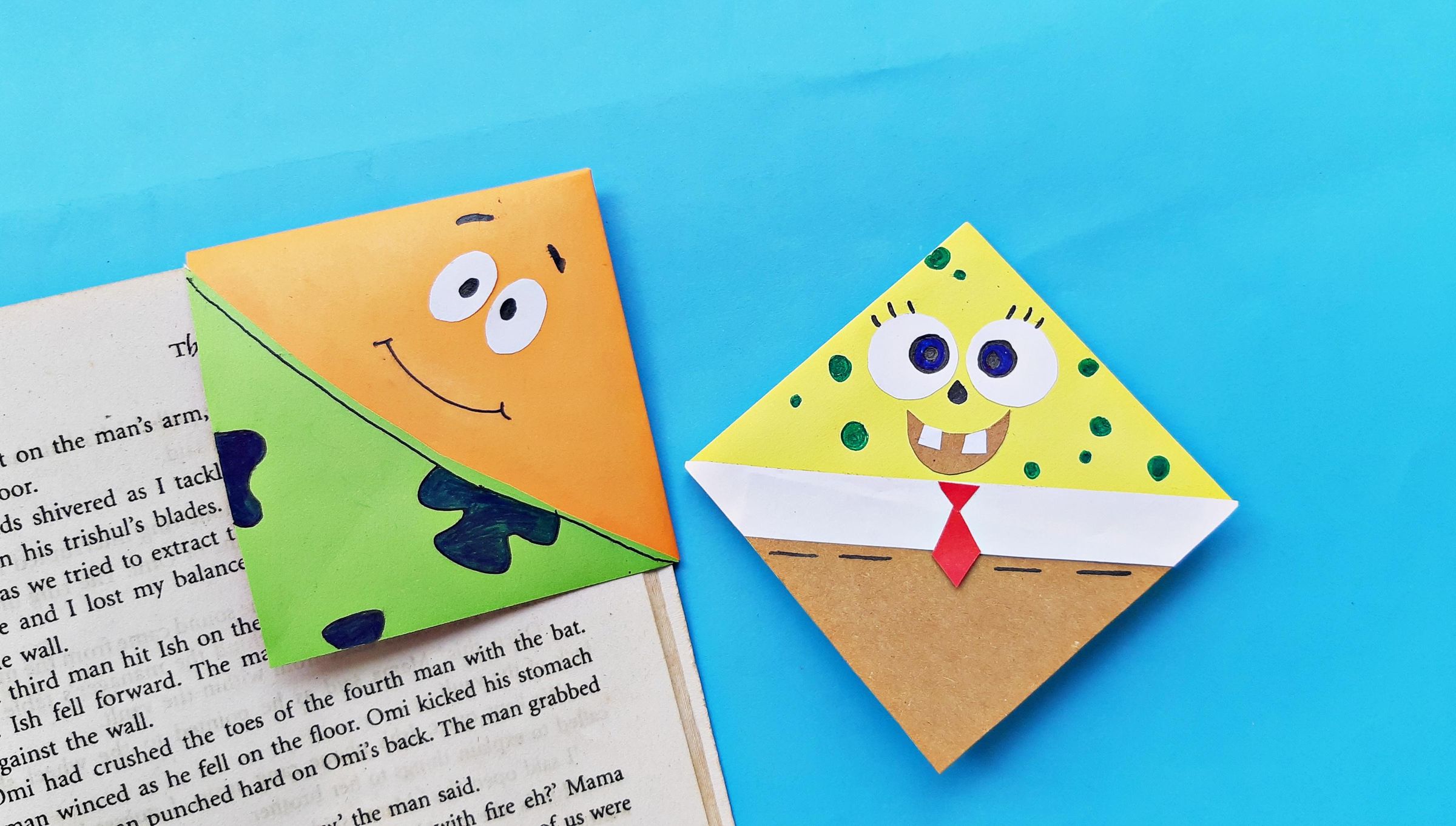 DIY Spongebob Corner Bookmark : 7 Steps (with Pictures) - Instructables