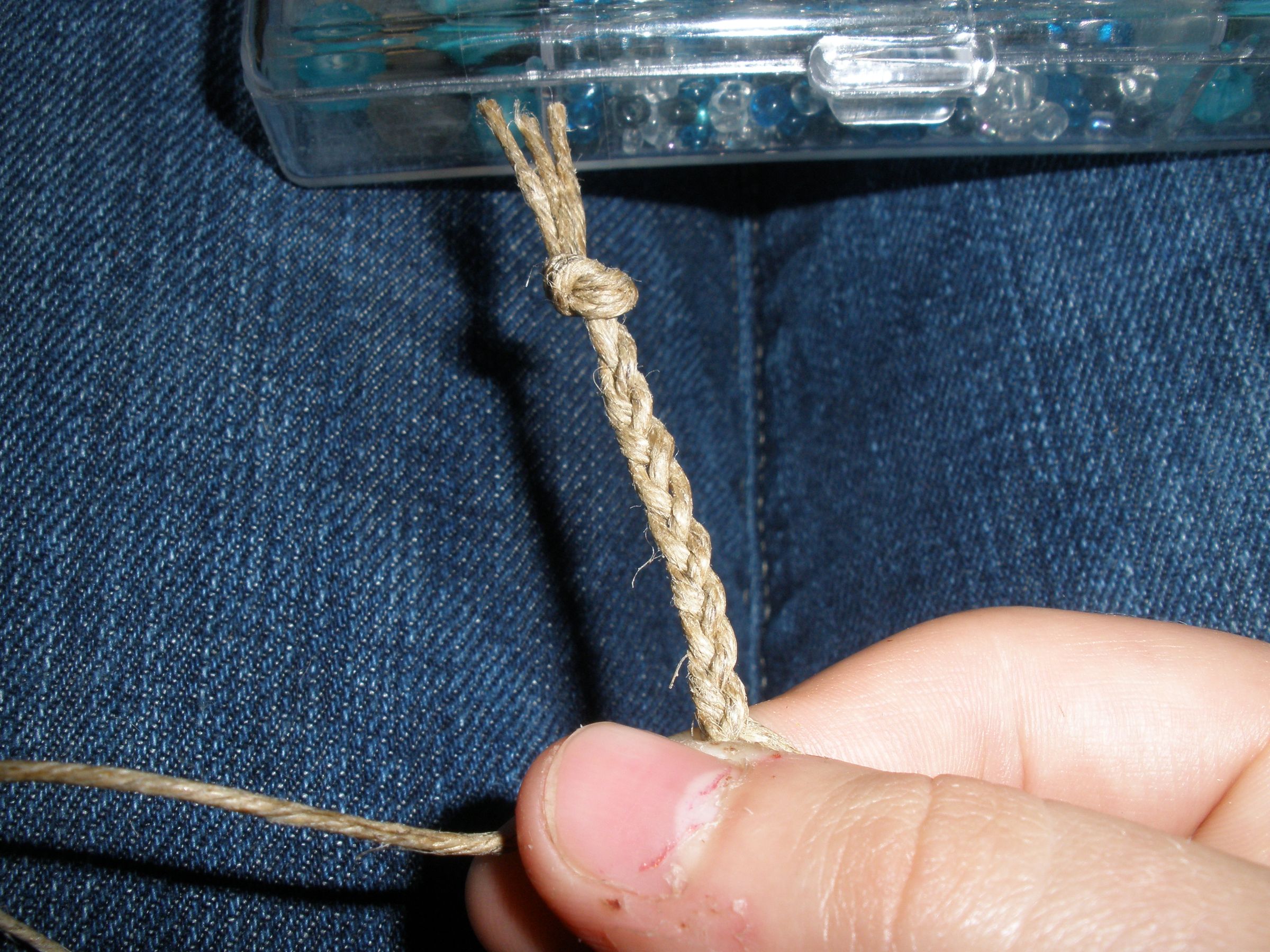 How to Make a Braided Bracelet Using Hemp Cord : 6 Steps (with Pictures ...