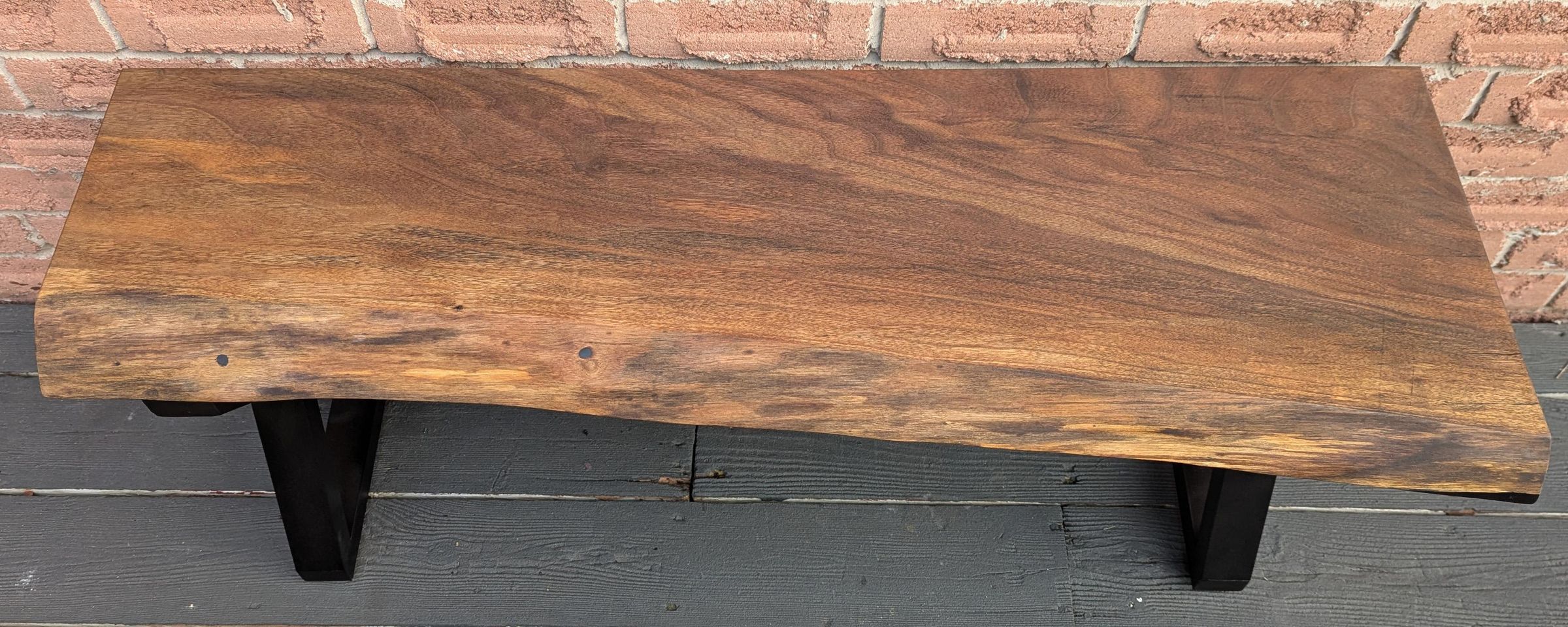 Making a Live Edge Bench From Walnut and Resin : 13 Steps (with ...