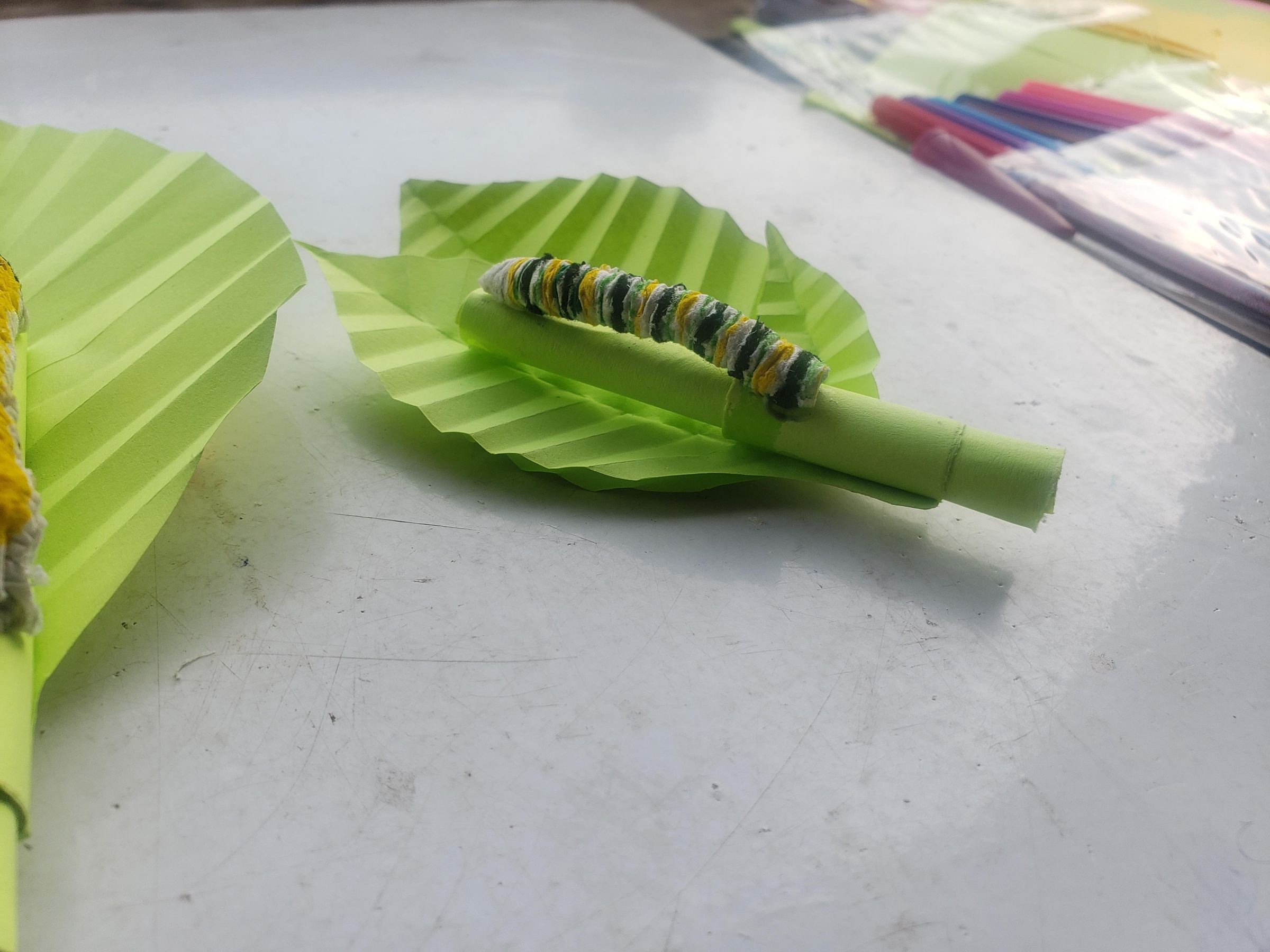 Super Simple DIY Fun Paper Wriggling Caterpillar. : 10 Steps (with ...