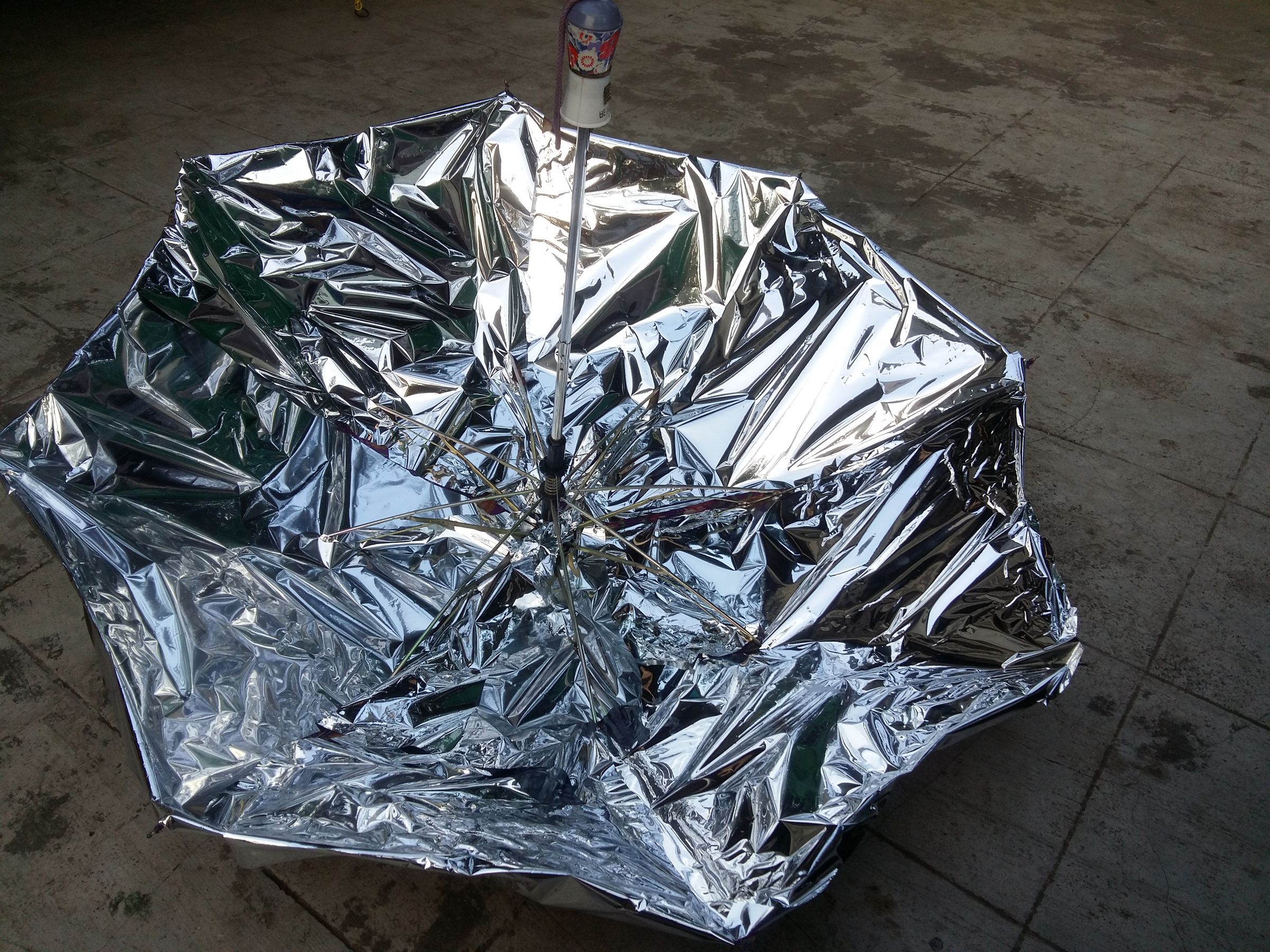 Umbrella Solar Cooker : 8 Steps - Instructables