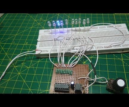 LED CHASER USING IC 555 AND CD 4017 | Decade Counter | DANCING LED - Instructables