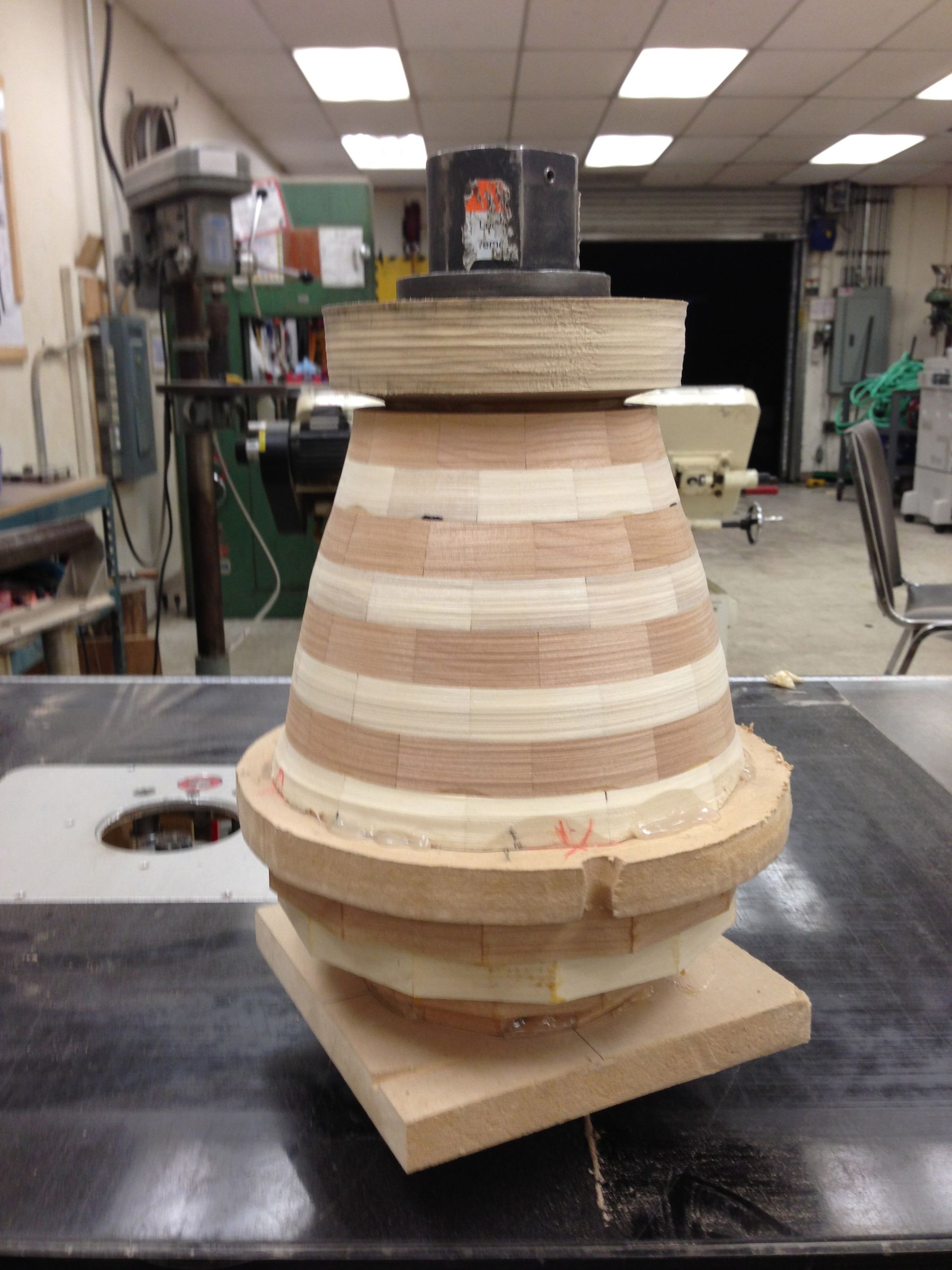 Making of a Segmented Vase - I Made It at TechShop : 7 Steps (with ...