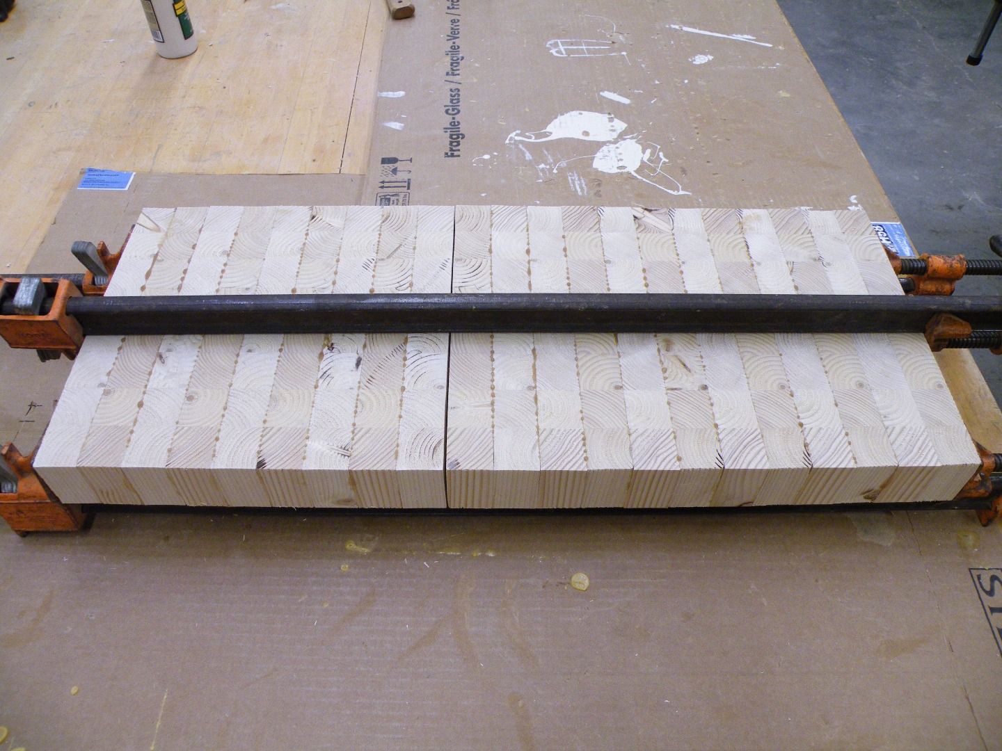 2x4 End Grain Cutting Board / Butcher Block : 13 Steps (with Pictures ...