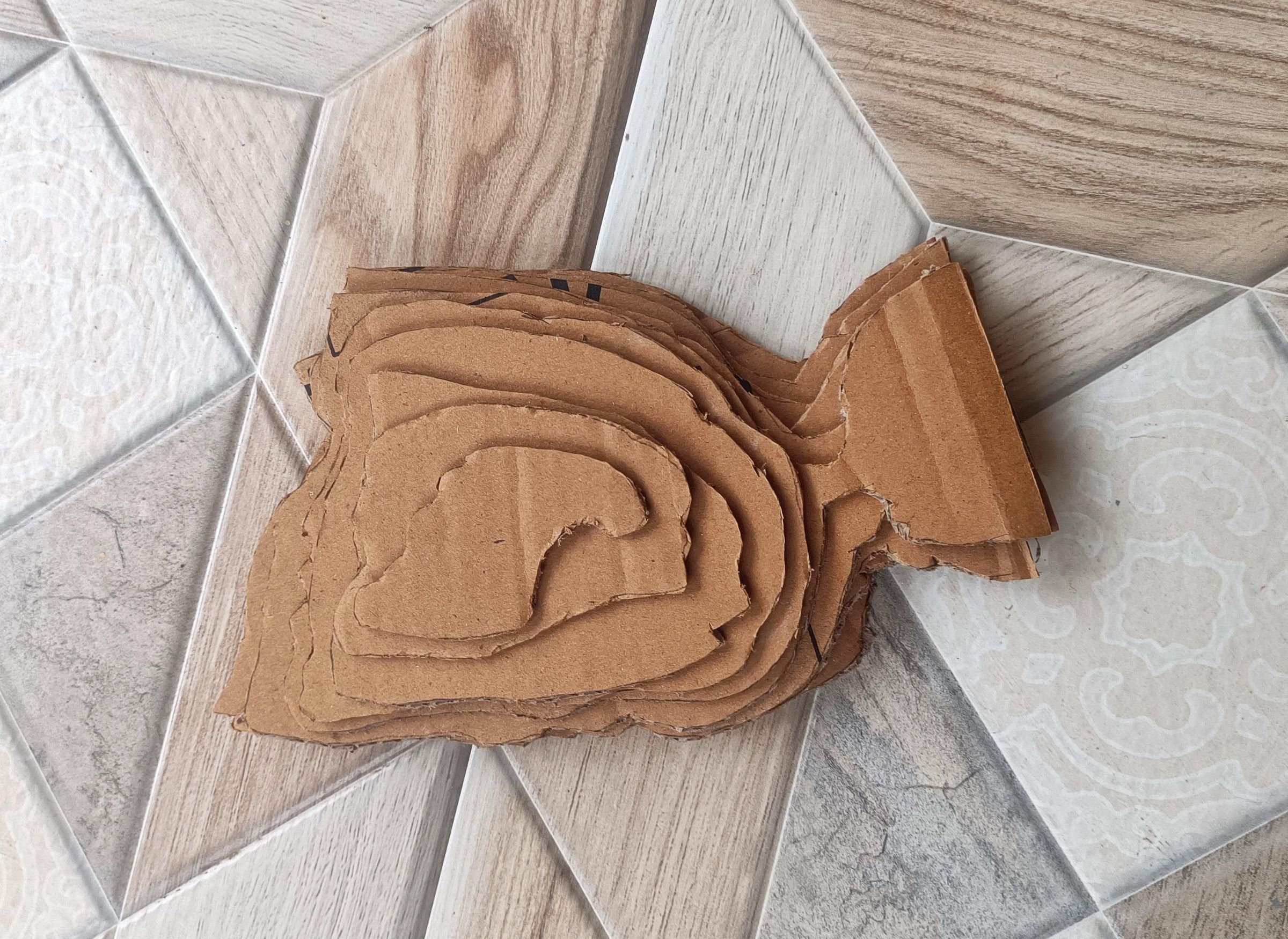 Handmade 3D Cardboard Groot Sculpture : 10 Steps (with Pictures ...