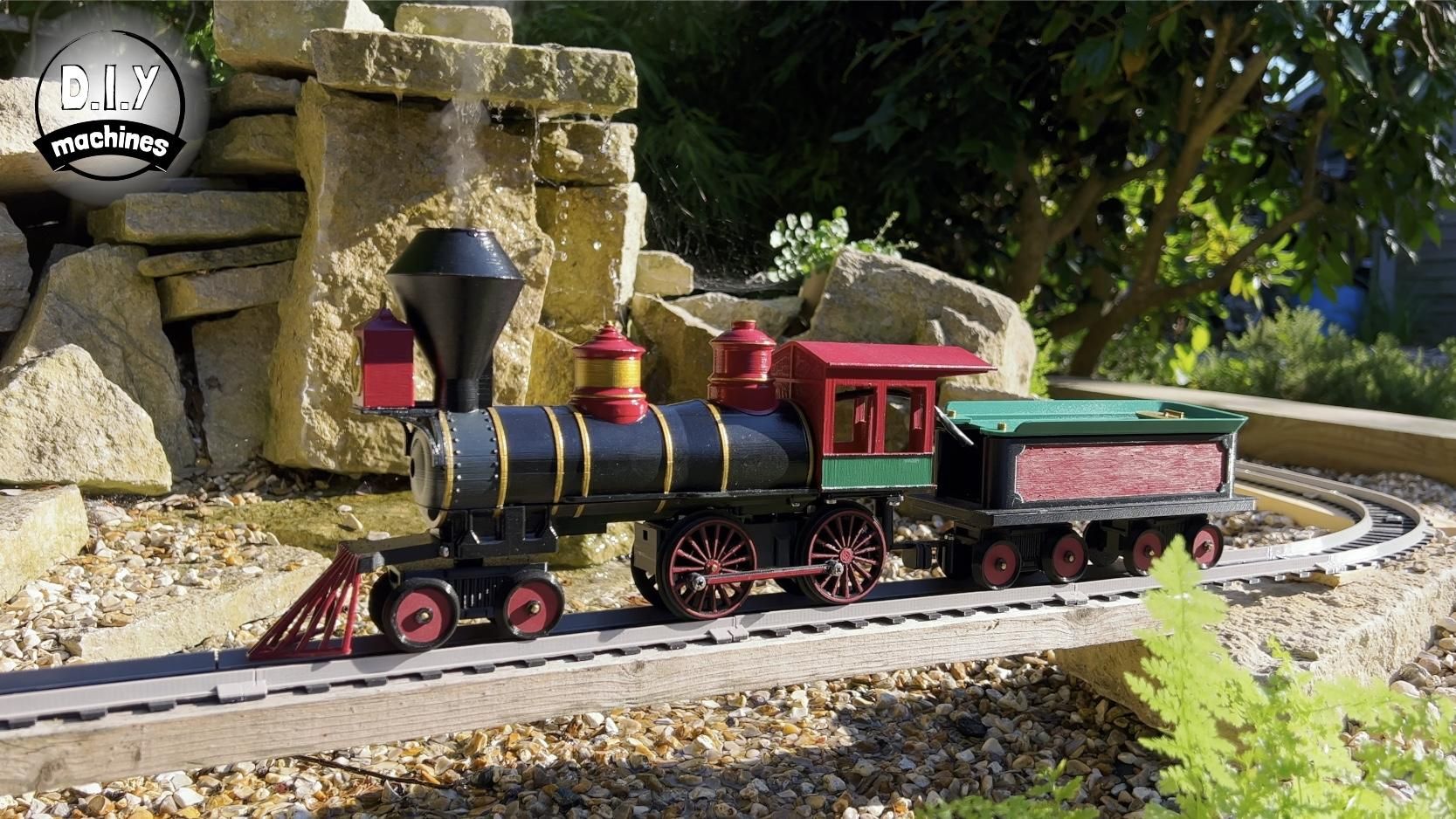 3D PRINT a STEAM TRAIN 🚂 With Live Camera Streaming and Wifi Controls ...