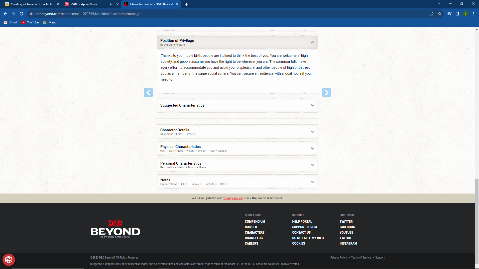Creating a Character for Dungeons and Dragons Using DnDBeyond.com : 25 ...