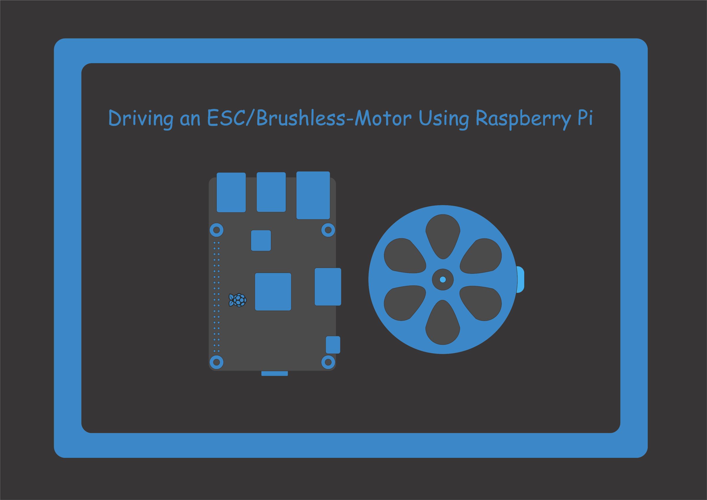 Driving an ESC/Brushless-Motor Using Raspberry Pi : 5 Steps - Instructables