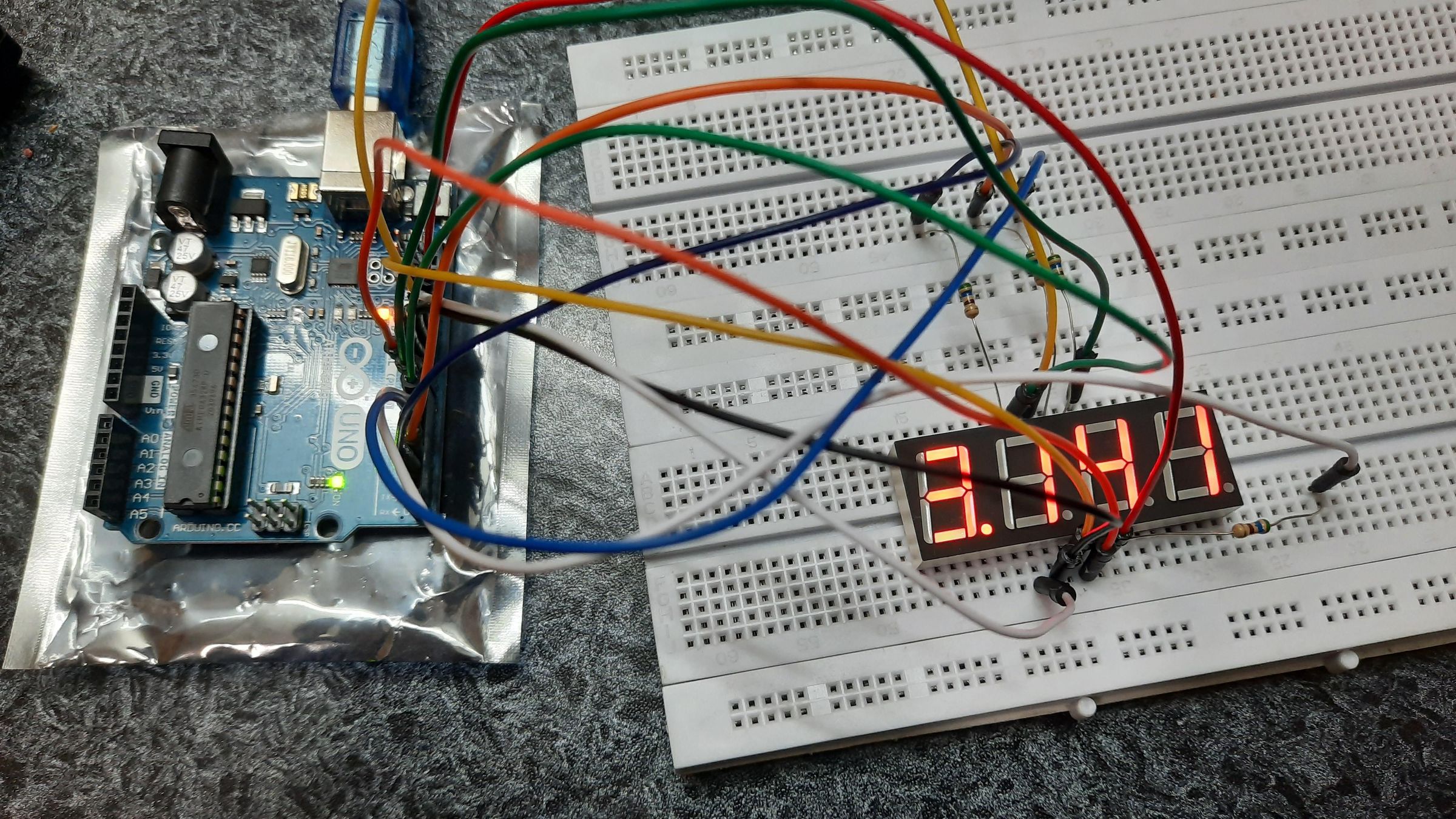 Using a 4 Digit & 7 Segment Display, With Arduino : 7 Steps - Instructables