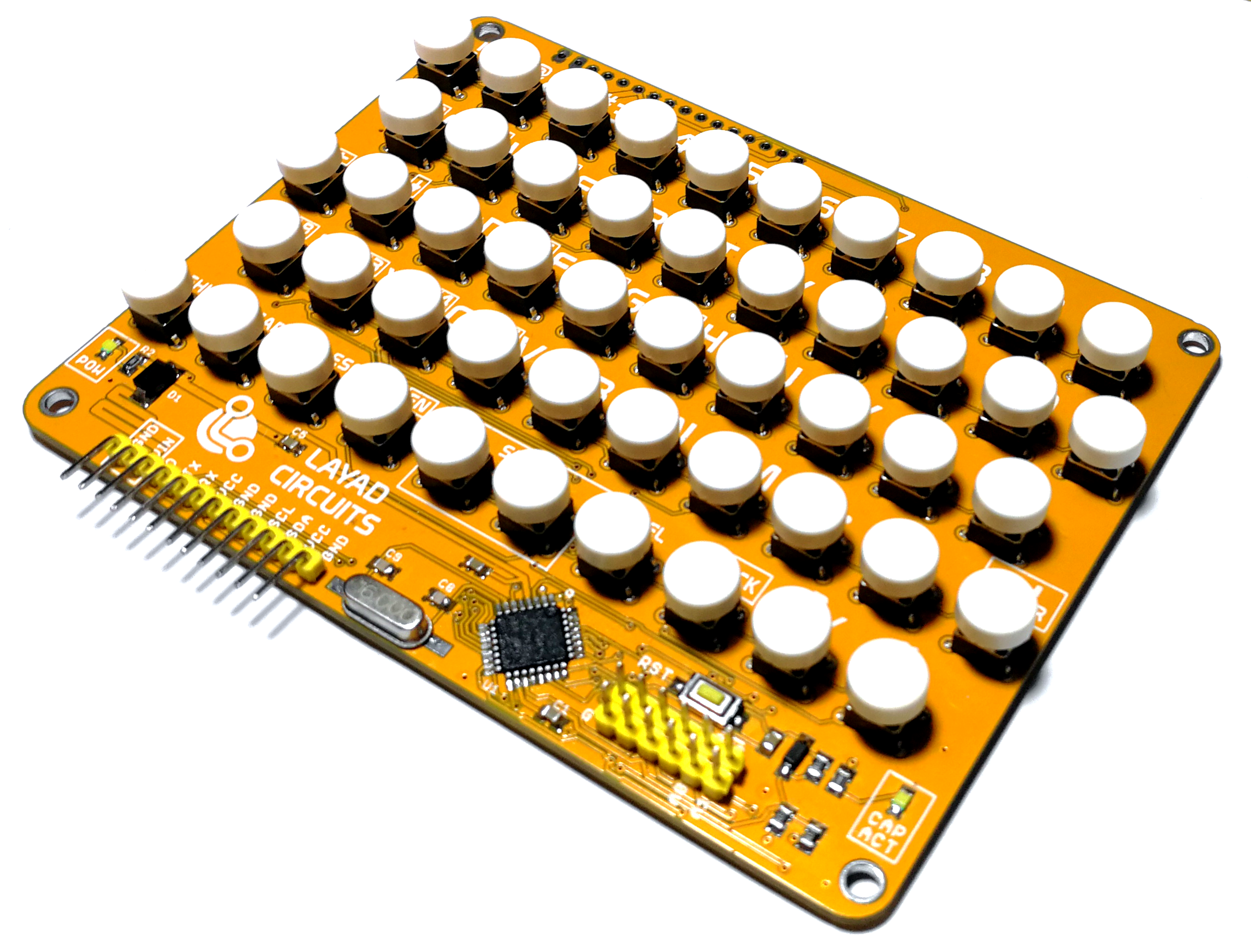 Layad Circuits Alphanumeric Keyboard With ESP32 and Character LCD : 4 ...