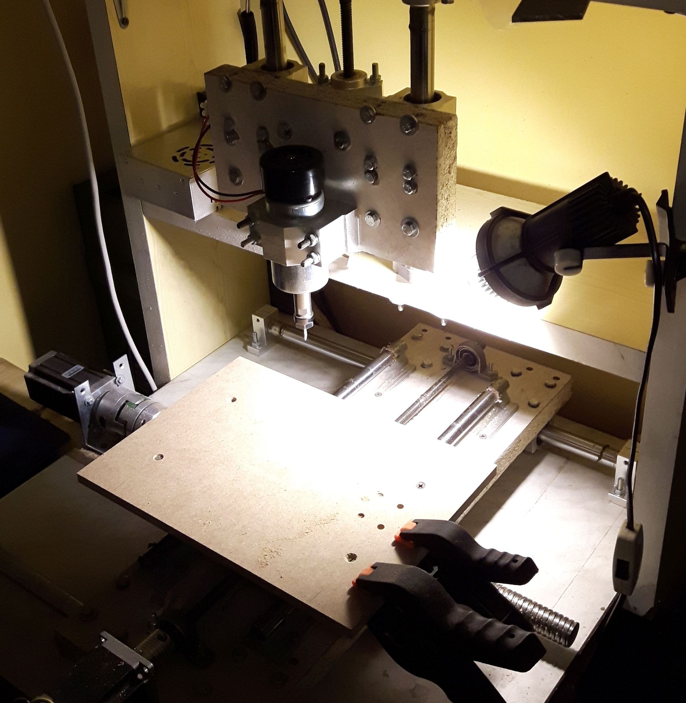 Homemade Cnc Milling Machine V1 MACH3 - Maszyna Cnc Domowej Roboty : 4 ...