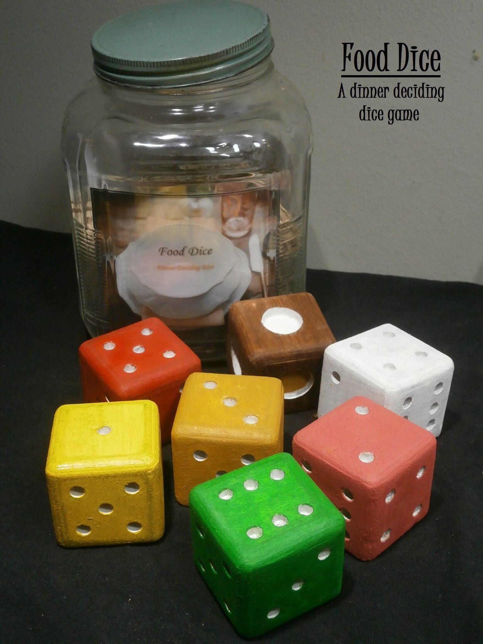 Food Dice; Dinner Deciding Dice : 6 Steps (with Pictures) - Instructables
