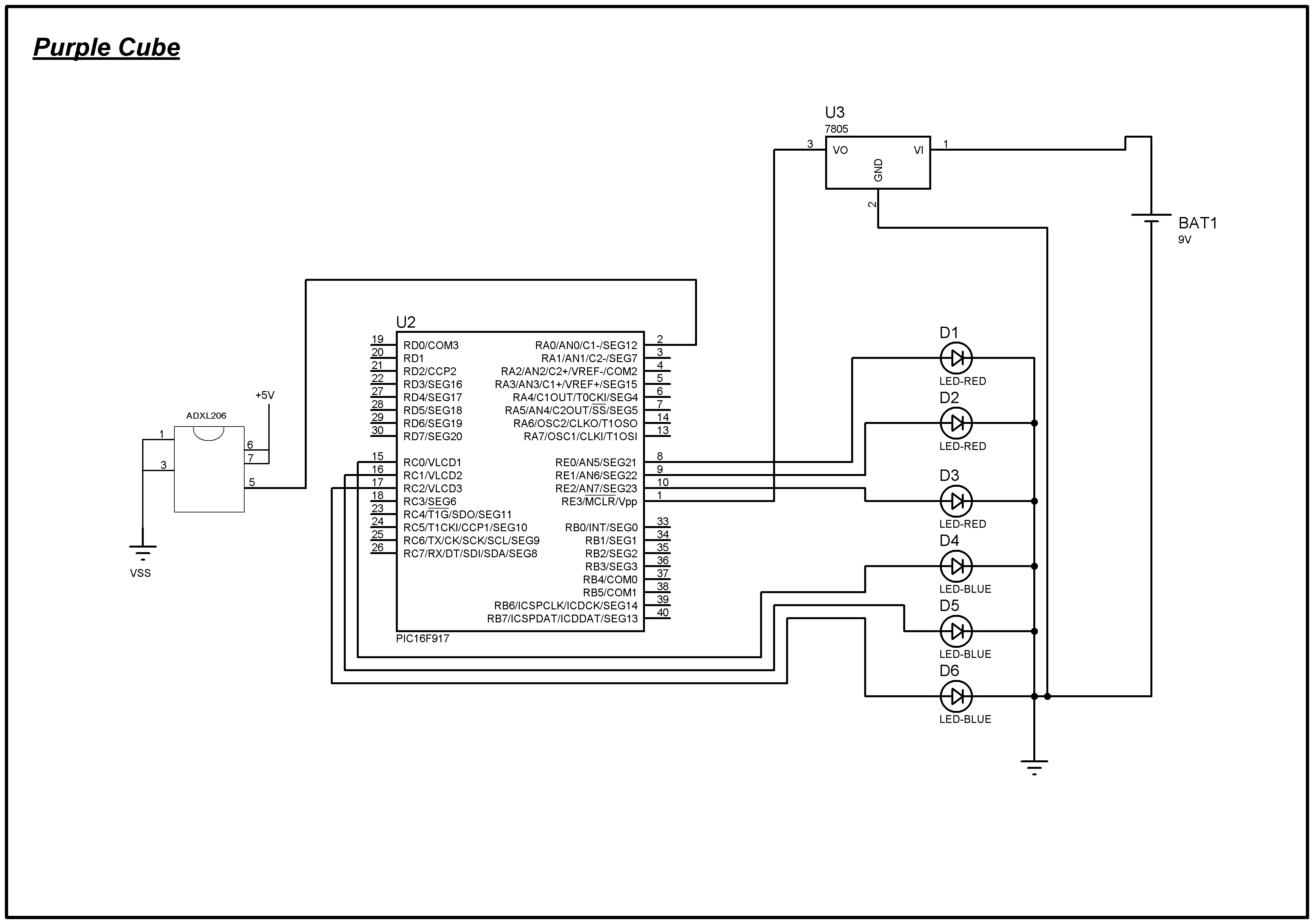 Purple Mood Light Cube : 4 Steps - Instructables