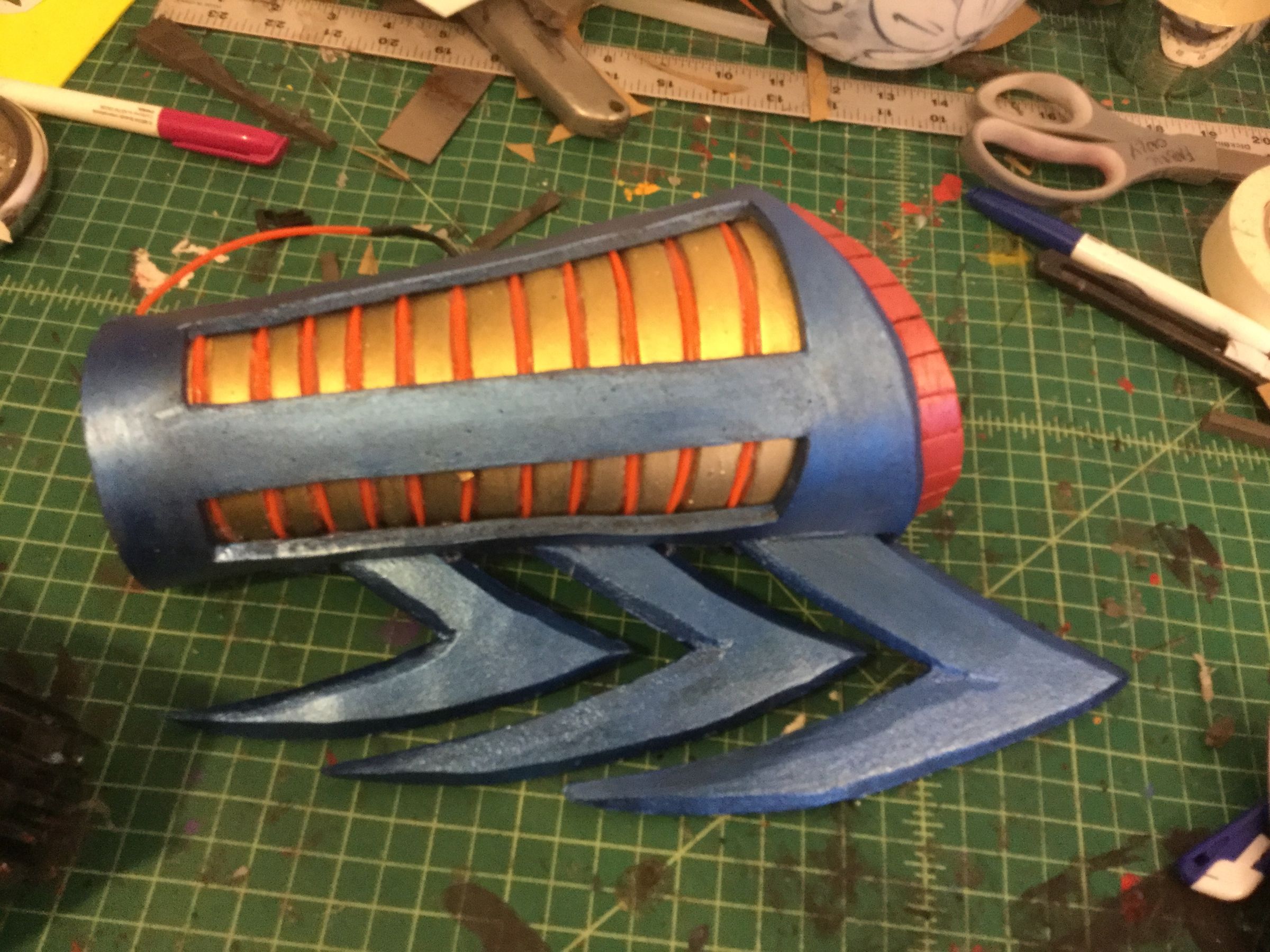 How to Create a DC: "Azrael Batman" Costume : 14 Steps (with Pictures ...