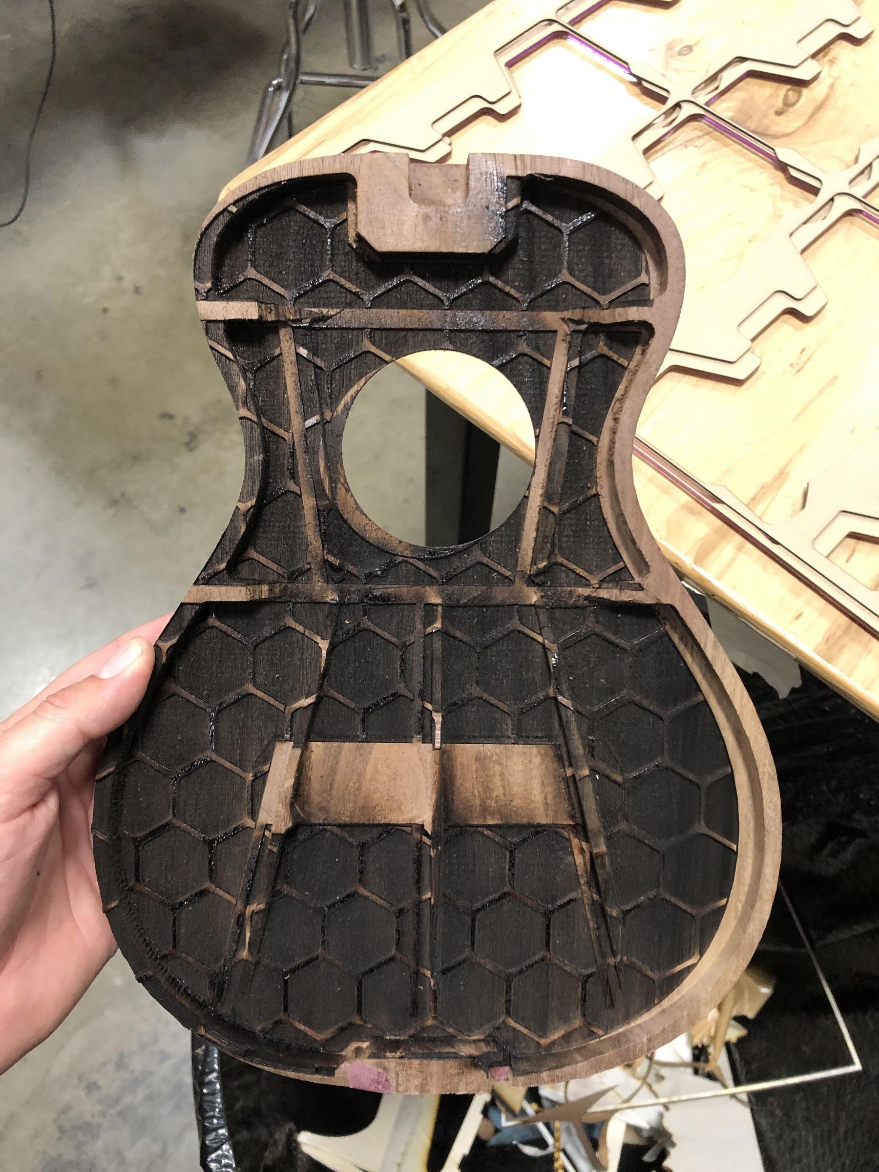 Solid Walnut Ukulele From Walnut Tree Using CNC/ Laser Cutter : 14 ...