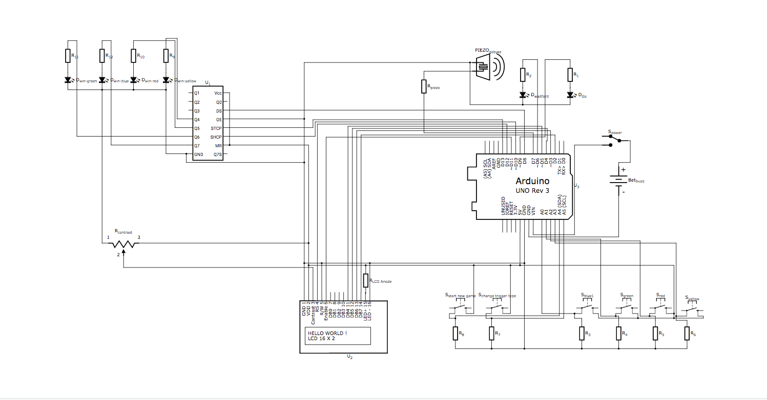 Arduino Fastest Reaction Time Game for 1-4 Players : 4 Steps (with ...