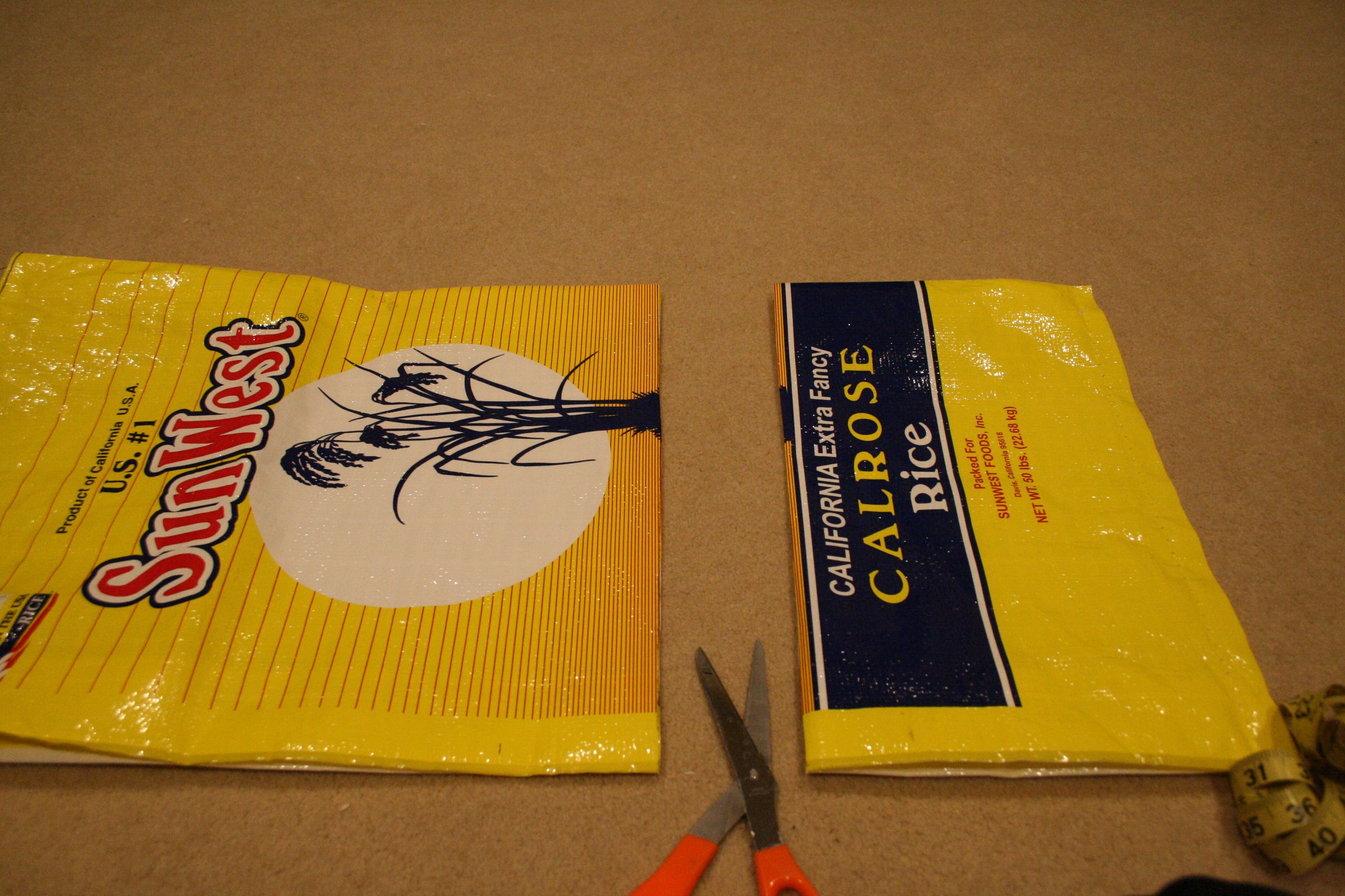 Reusable Grocery Bag Made From a Rice Bag : 11 Steps (with Pictures ...