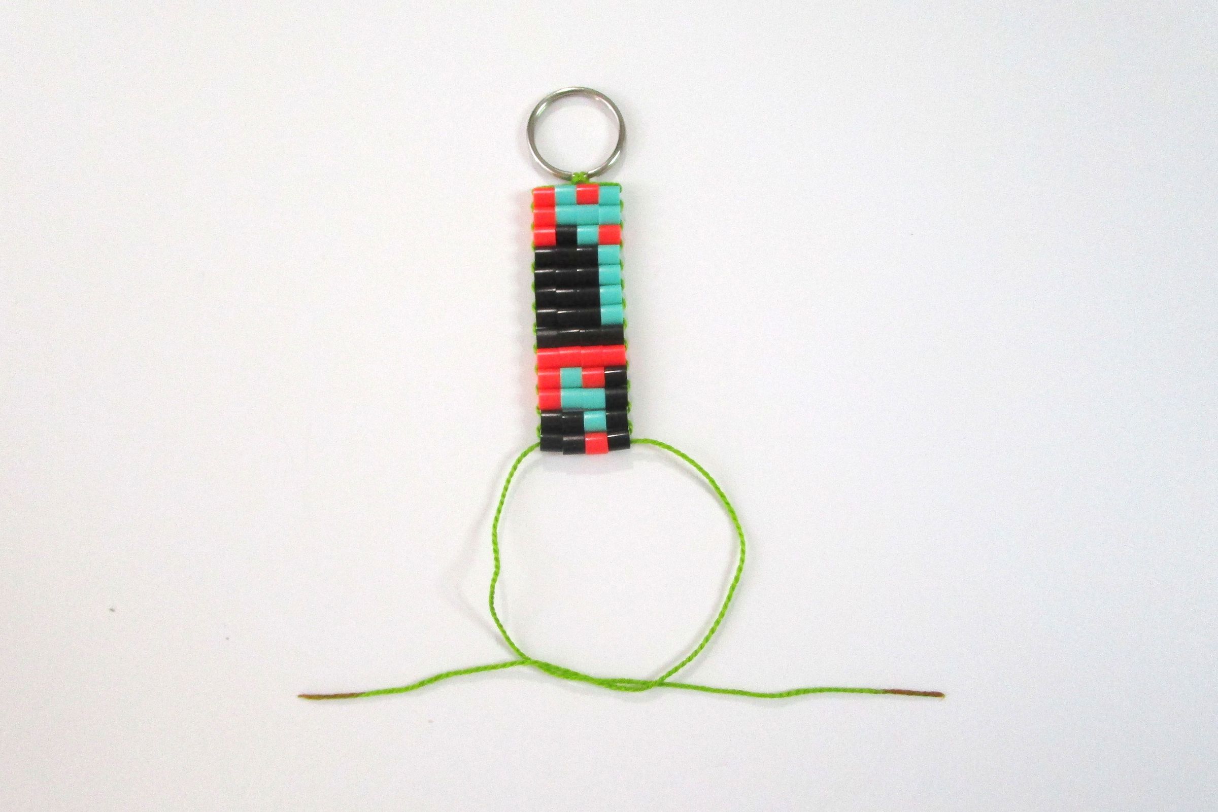 Morse Code Woven Beaded Keychain : 10 Steps (with Pictures) - Instructables