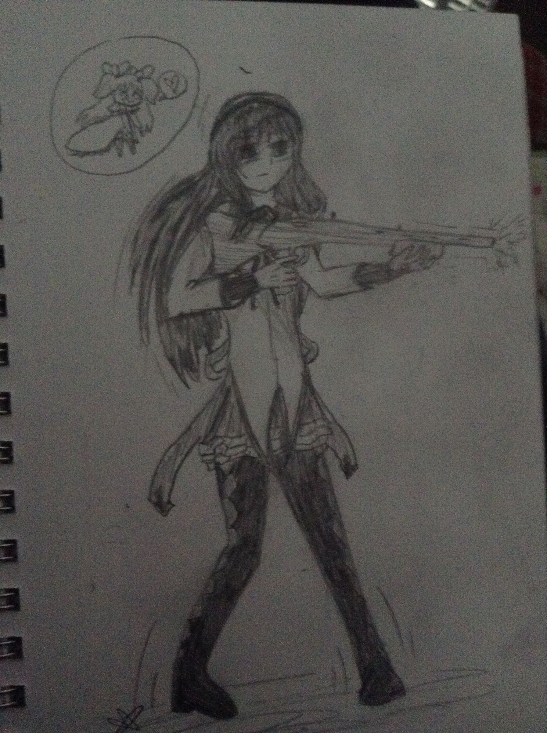 How to Draw Homura Akemi : 9 Steps - Instructables